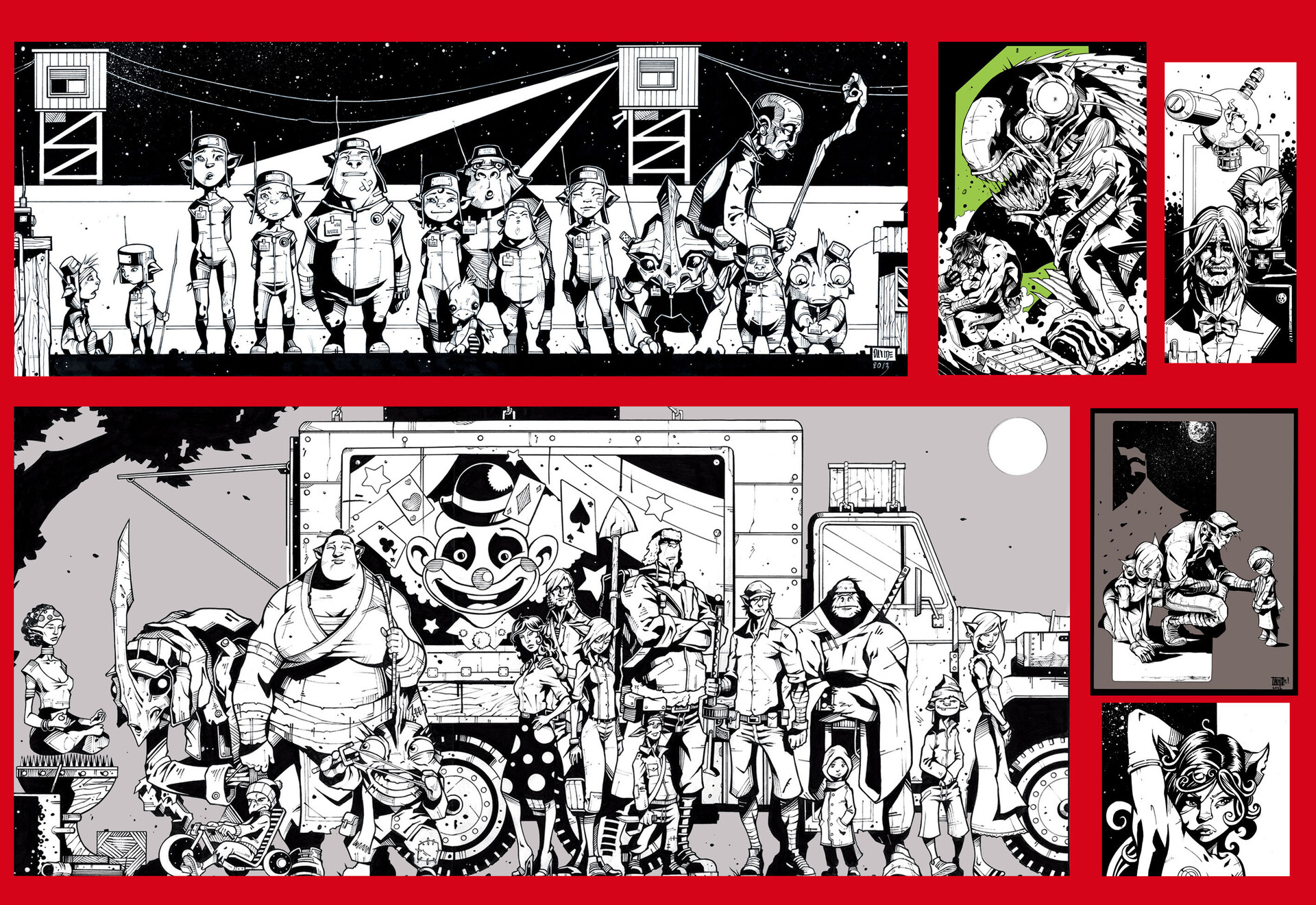 ArtStation - Circus characters