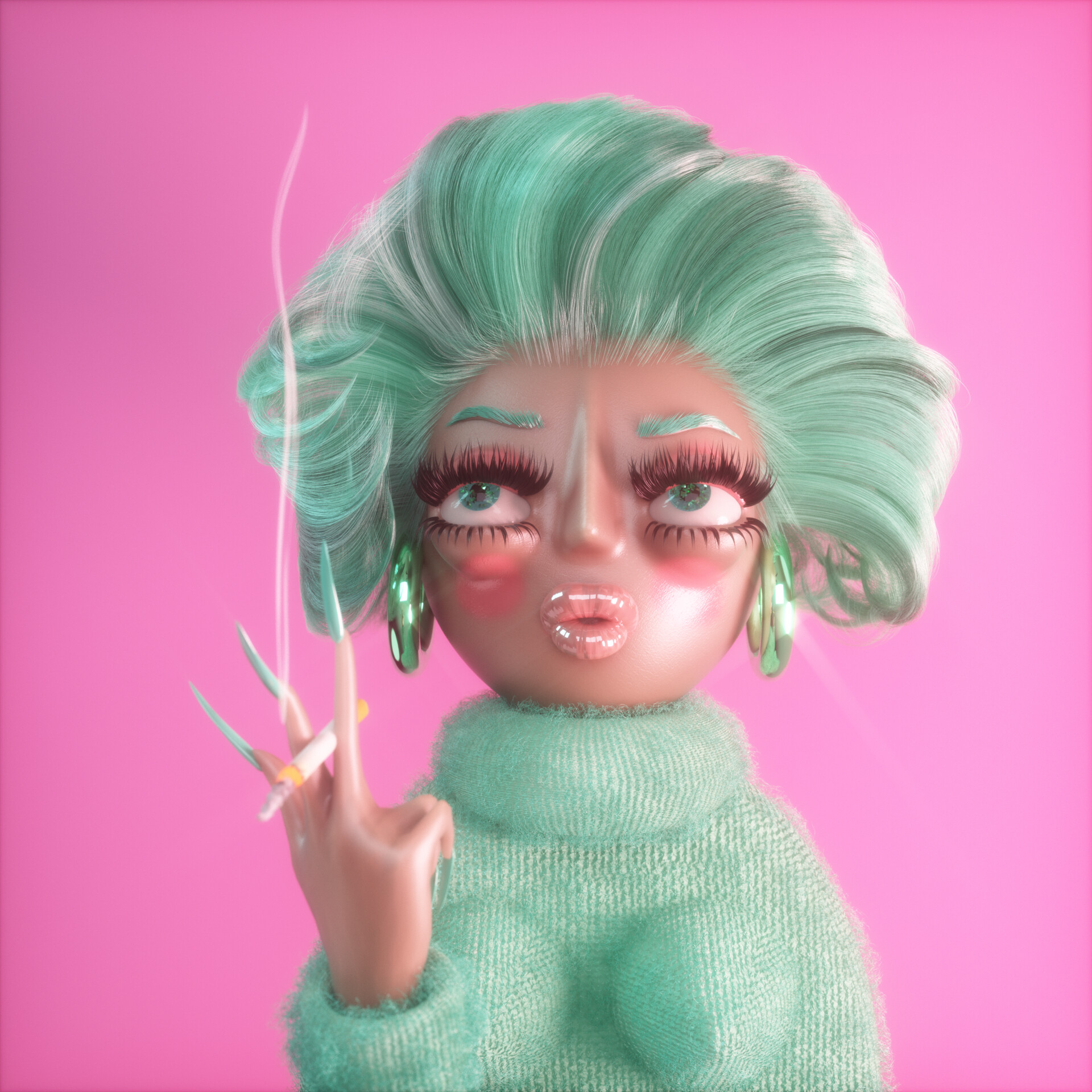 ArtStation - Groovy Lady