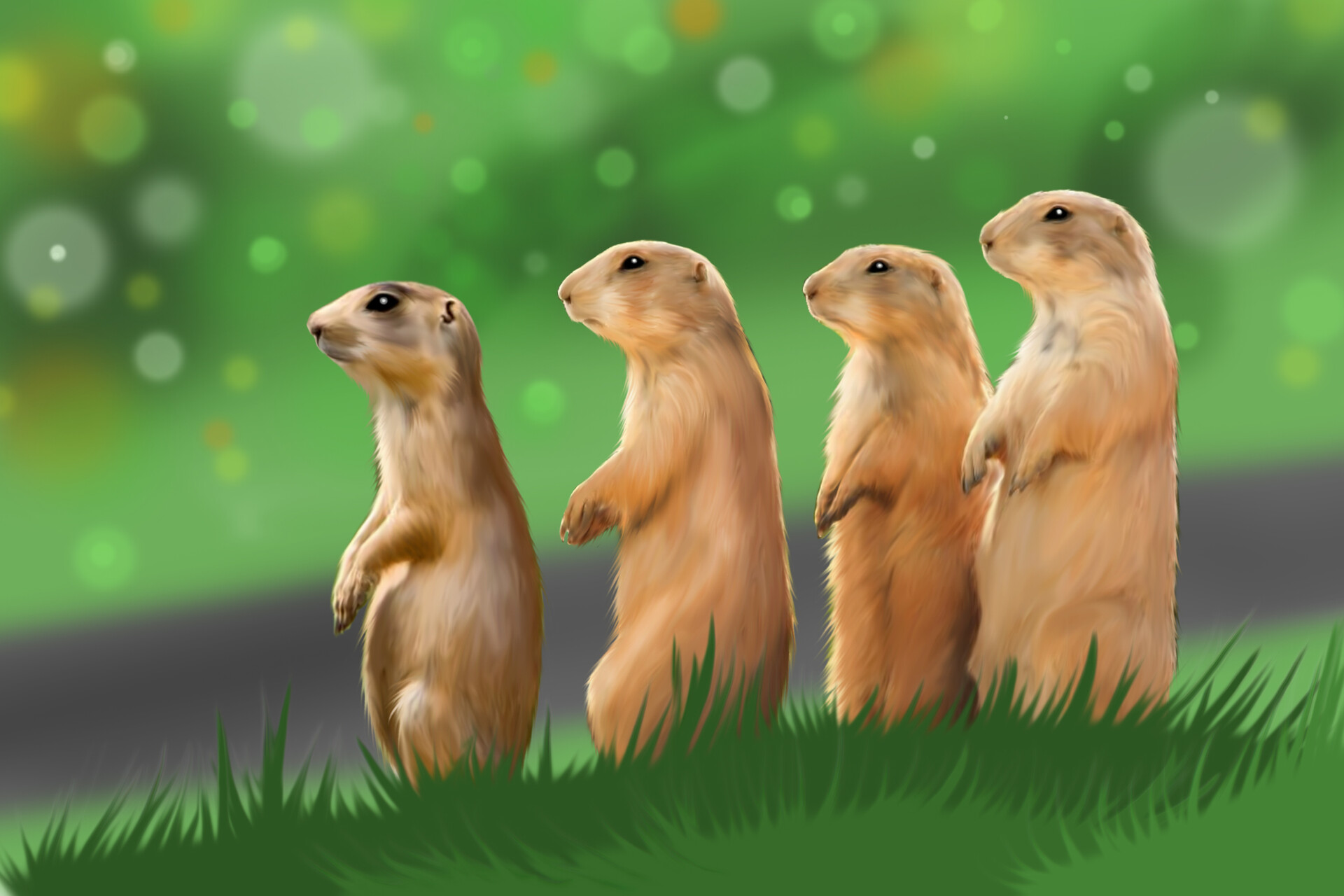 ArtStation - Prairie dogs