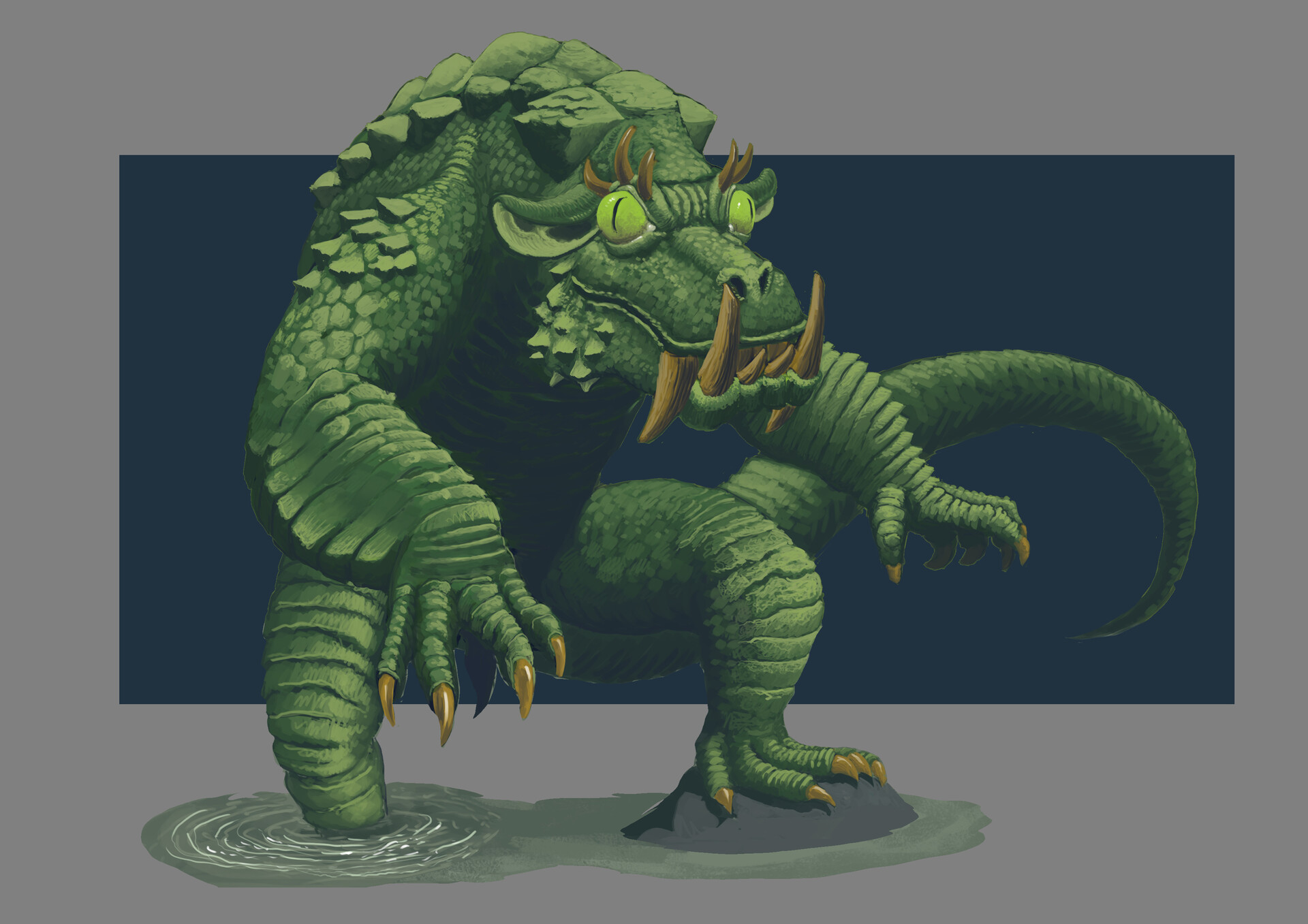 ArtStation - Swamp Dragon