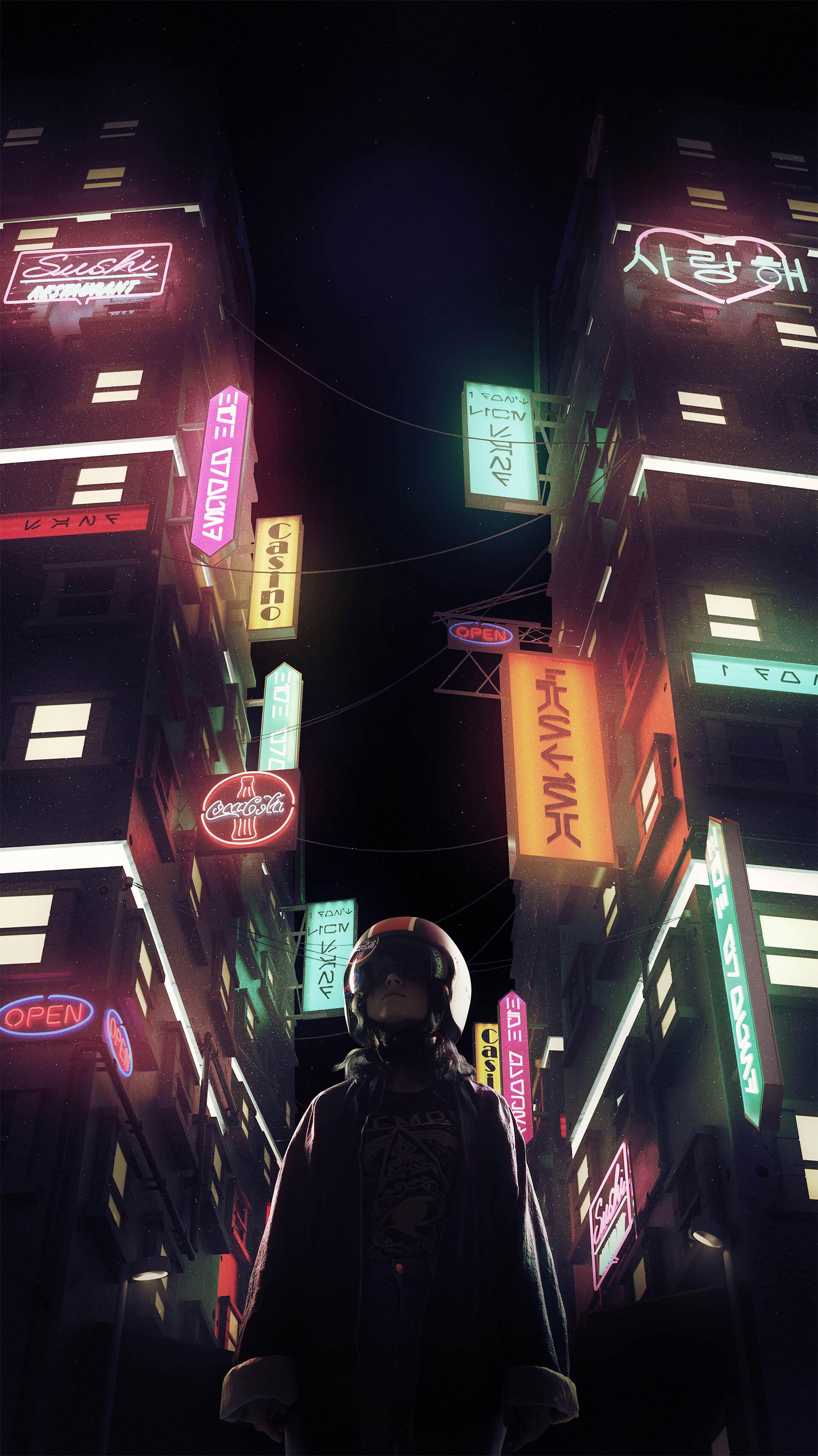 ArtStation - Cyberpunk Neon City