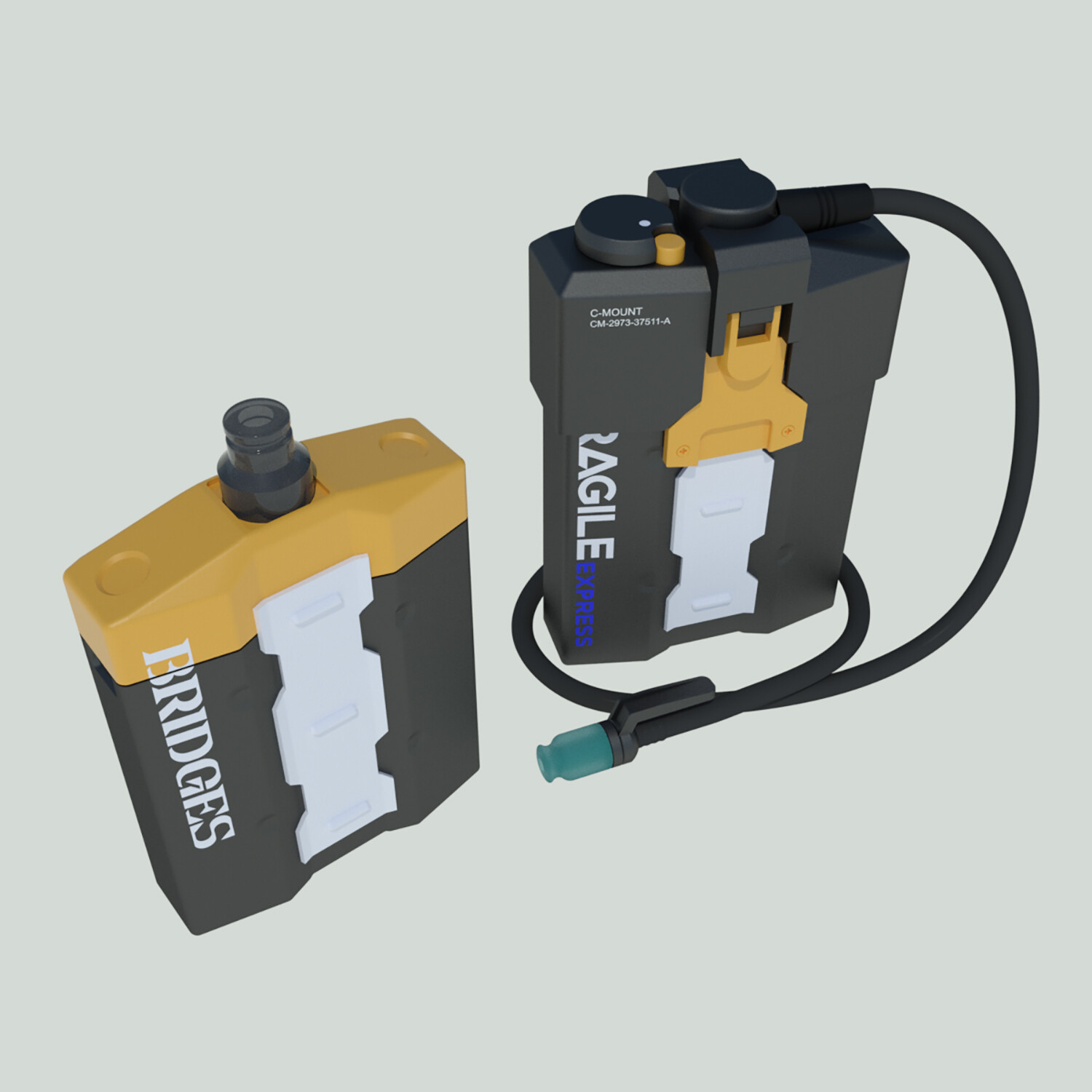 ArtStation - Bridges or Fragile Express logo Energy drink flask, Death ...