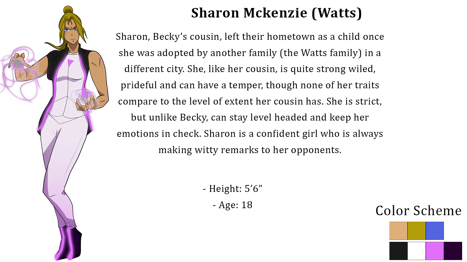 ArtStation - Sharon Character sheets