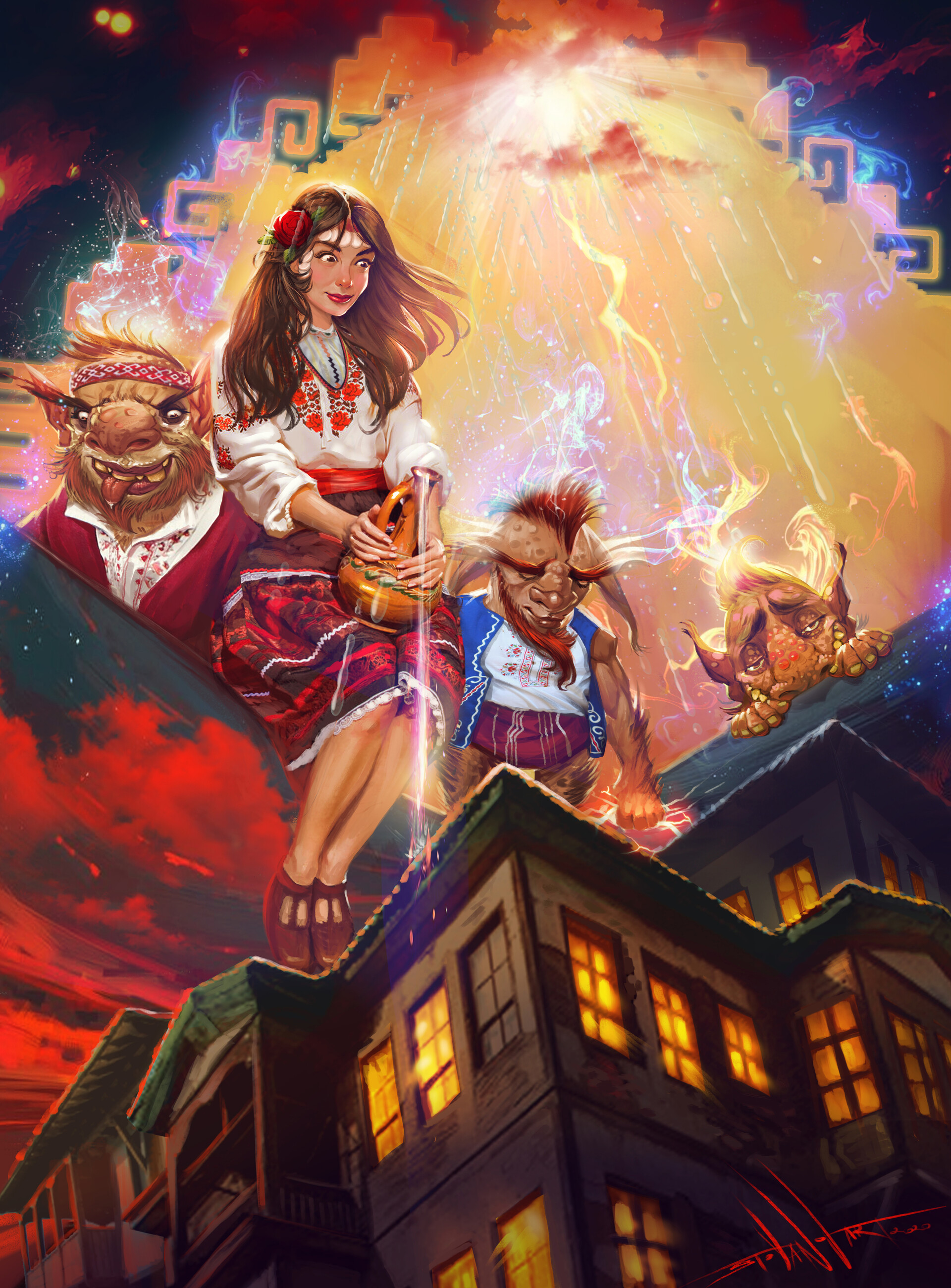 Rain and Lightning by Kaloyan Stoyanov : r/ImaginaryWeather