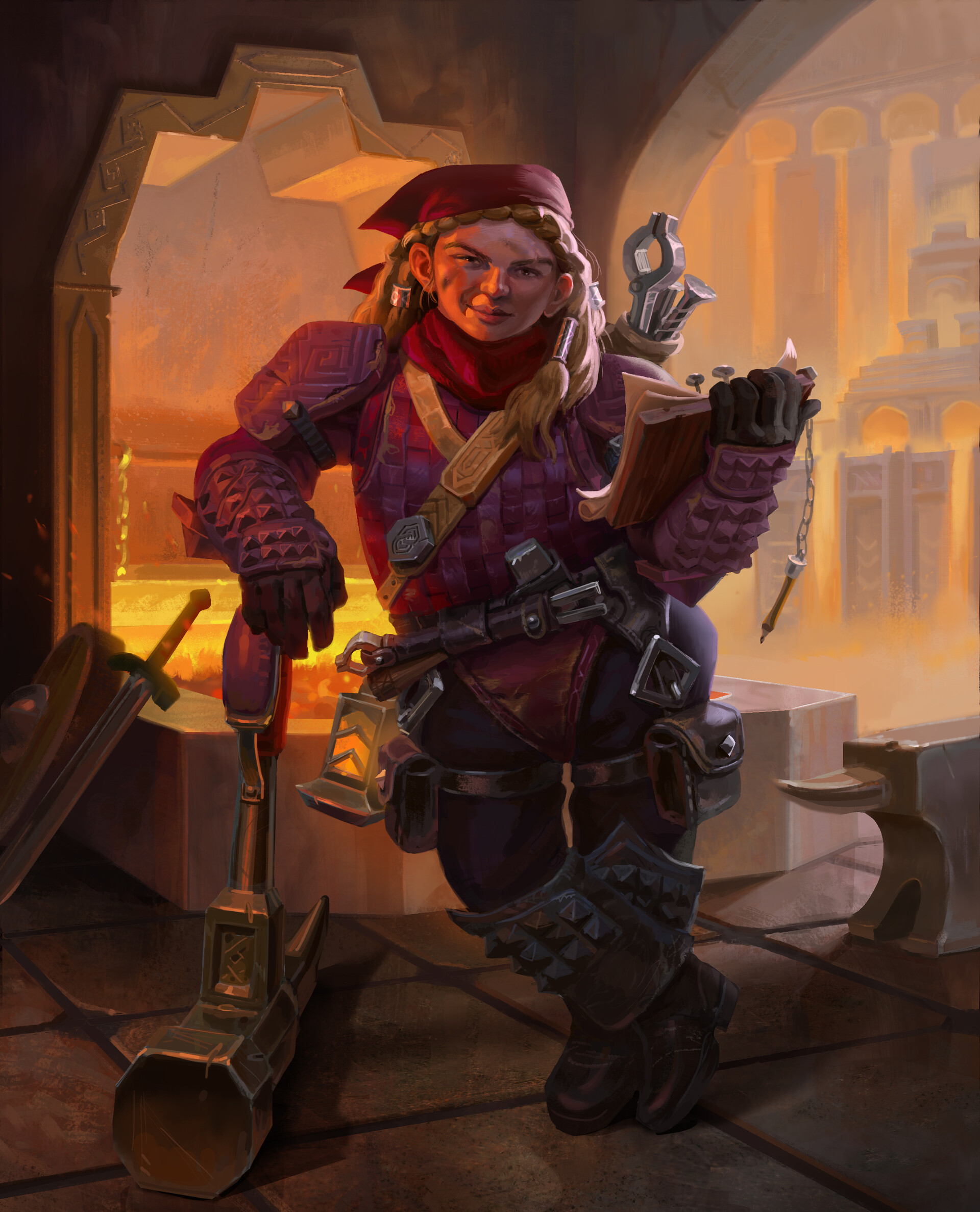 ArtStation - War Dragons - Dwarven Architect