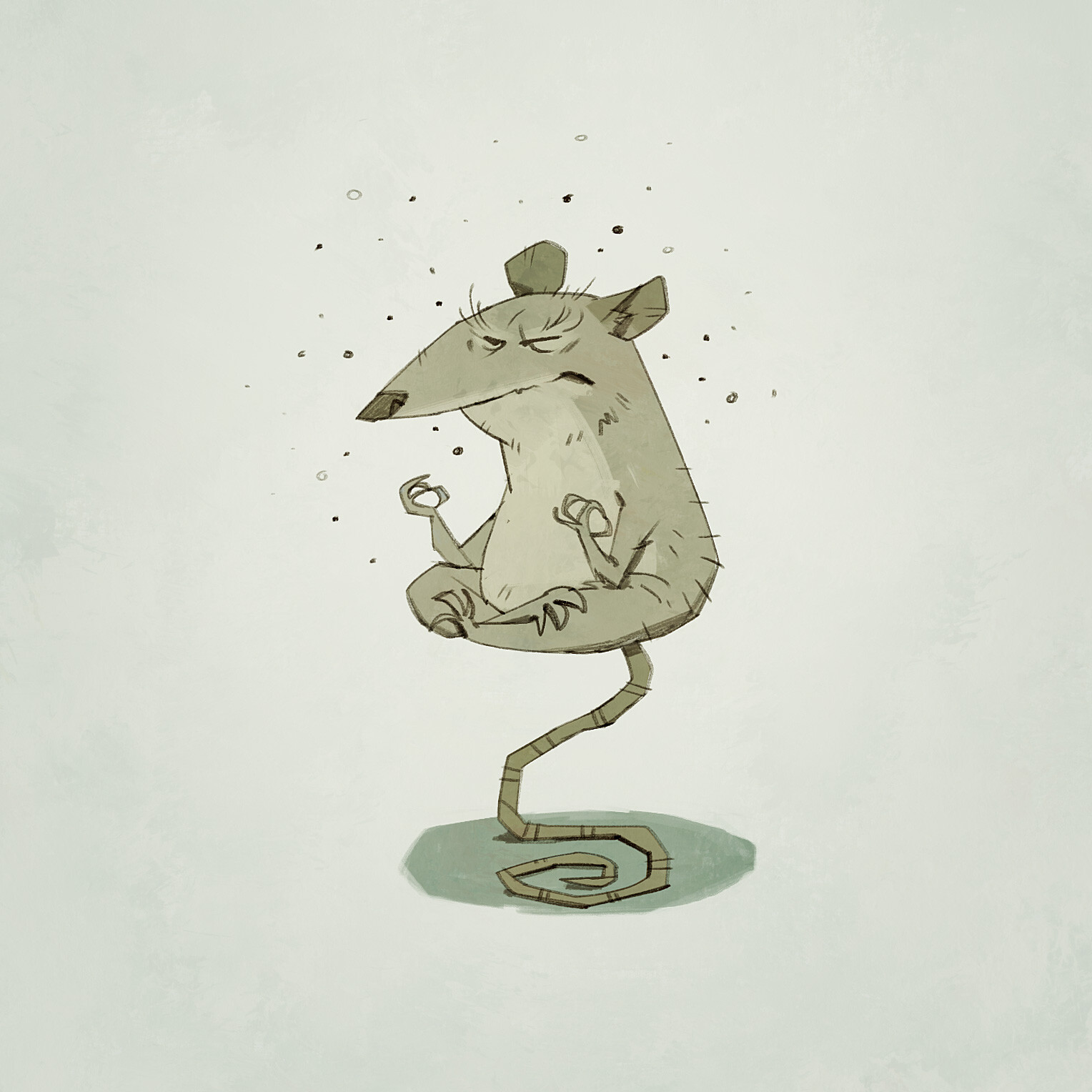 ArtStation - Meditating Rat