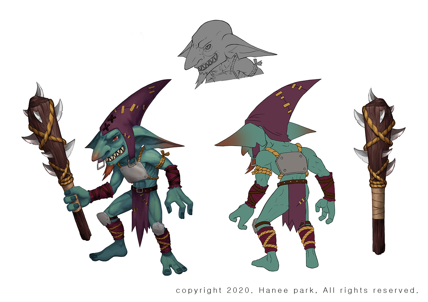 ArtStation - Monster Slime, Goblin