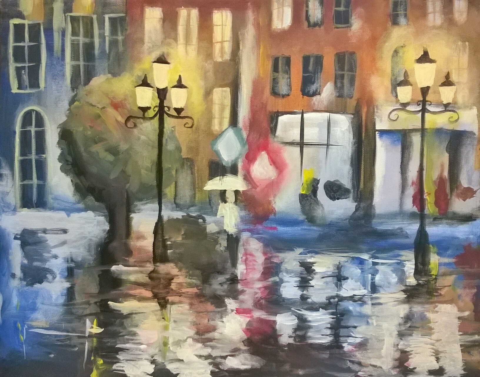 ArtStation - Raining in the City