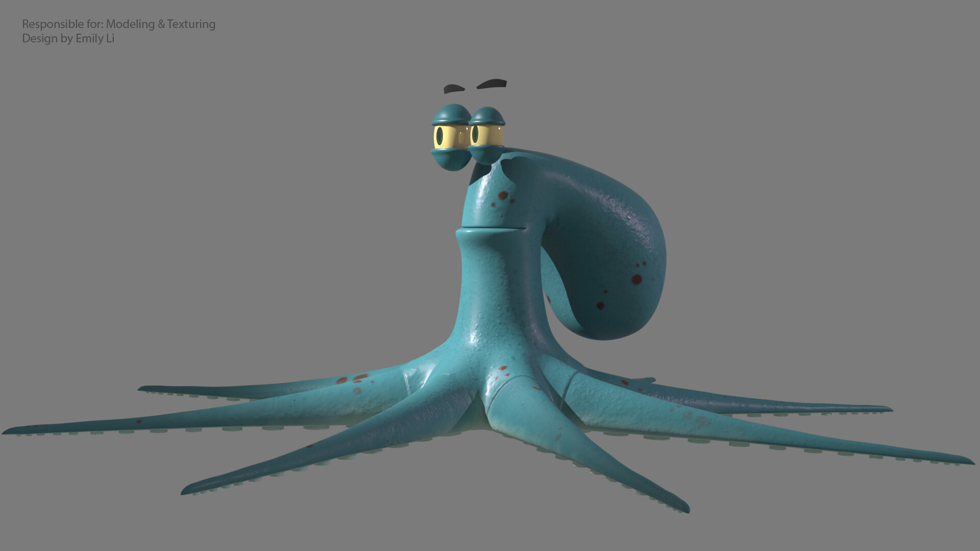 ArtStation - Character Modeling - Octopus