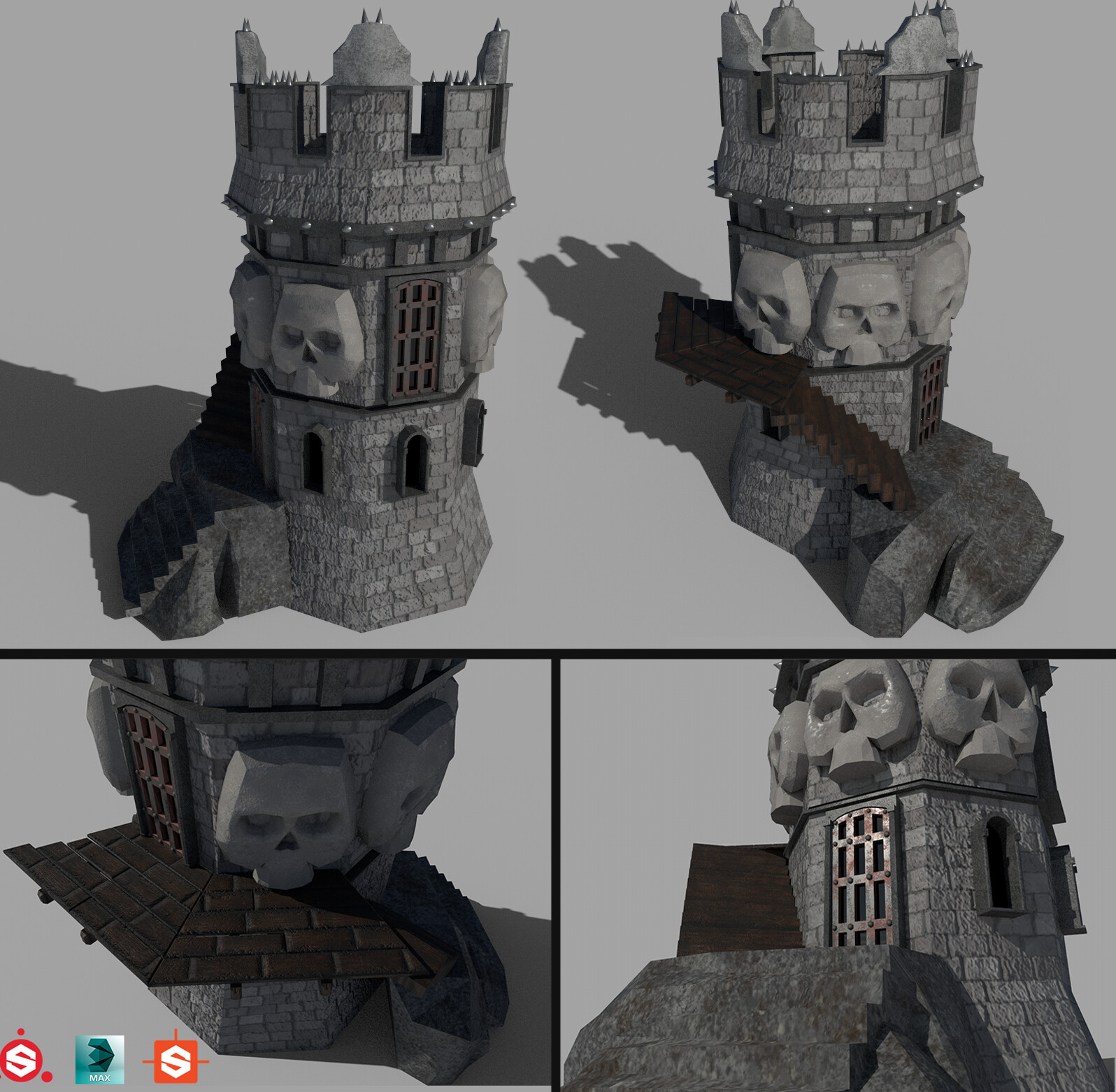 ArtStation - Medieval Tower