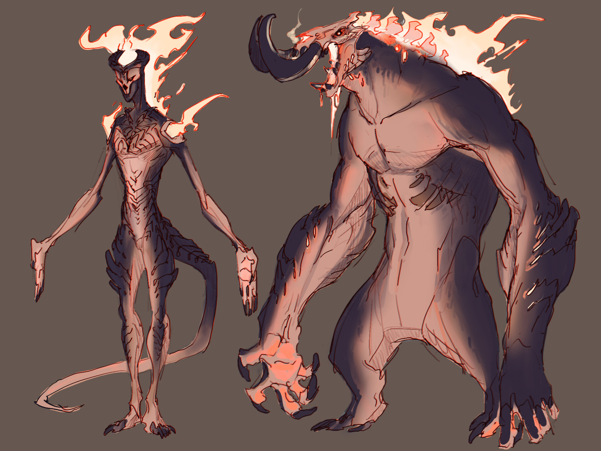 ArtStation - Elemental Demons