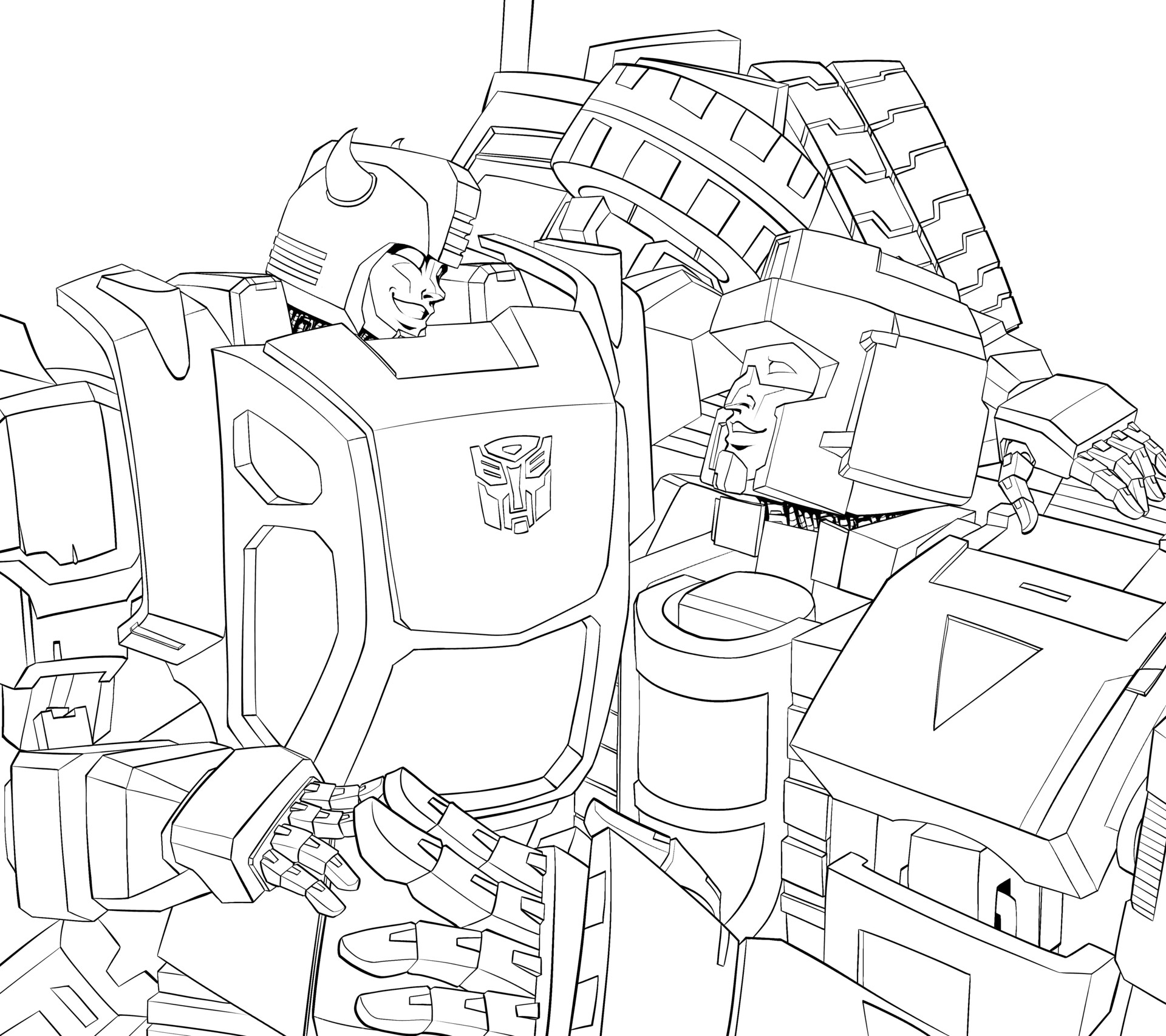 transformers bumblebee g1 coloring pages
