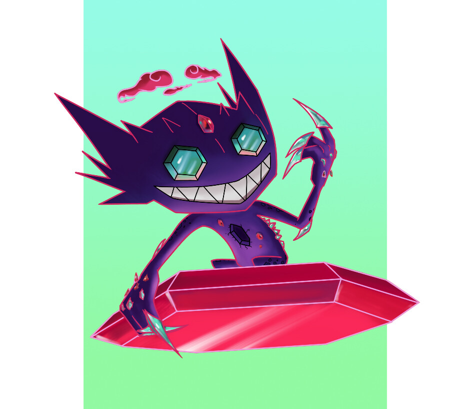 ArtStation - Gigantamax Sableye fan art