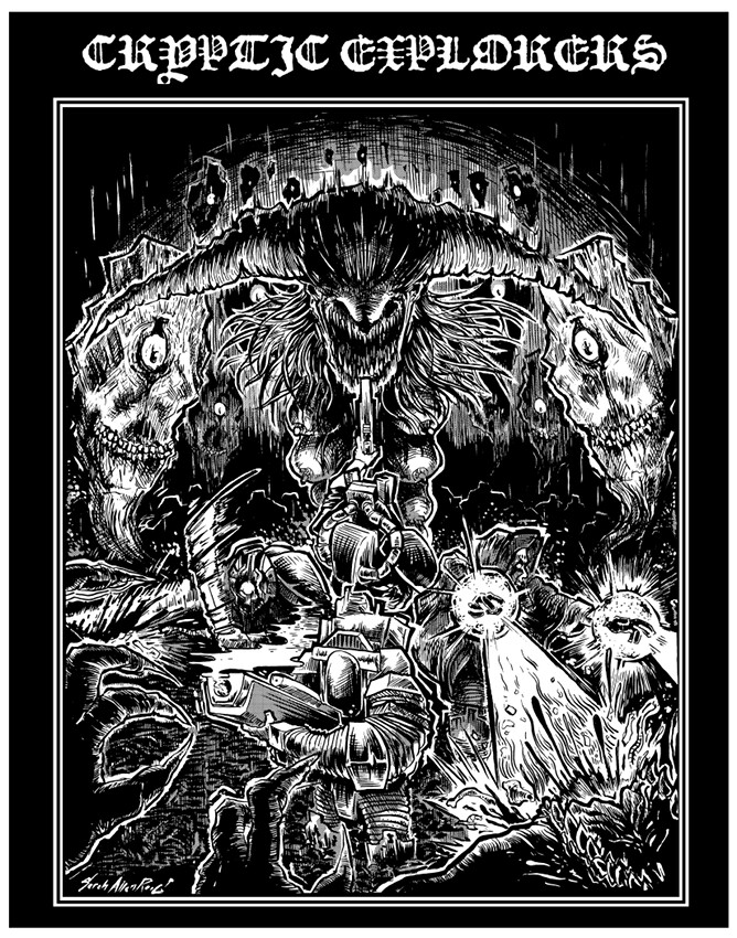 Sarah Allen Reed - Illustration for "Cryptic Explorers"