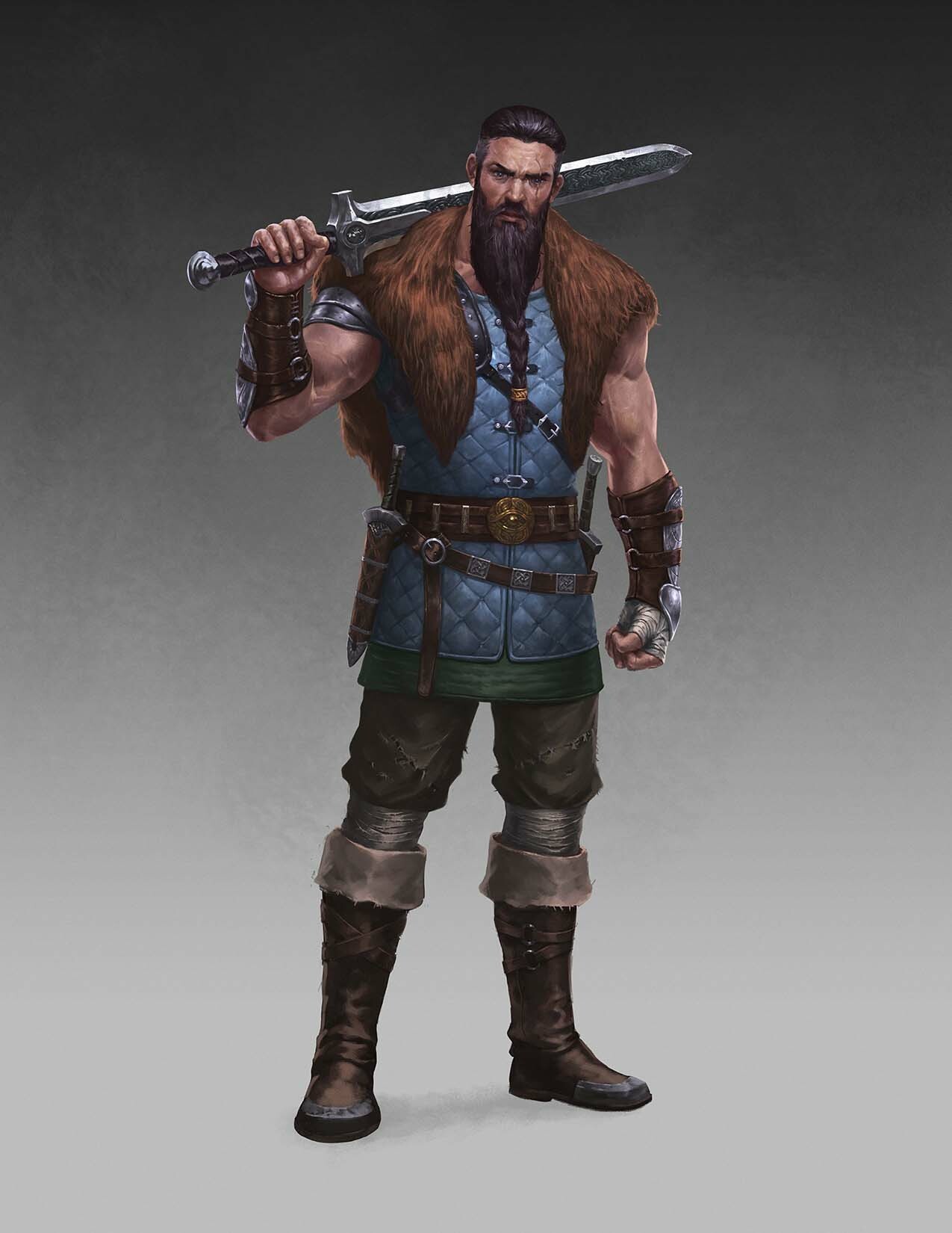 ArtStation - warrior/viking for practice