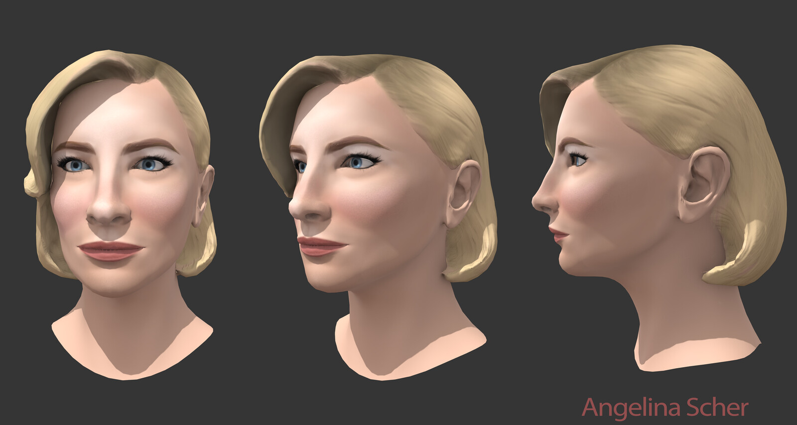 Angelina Scher - Kate Blanchet Head