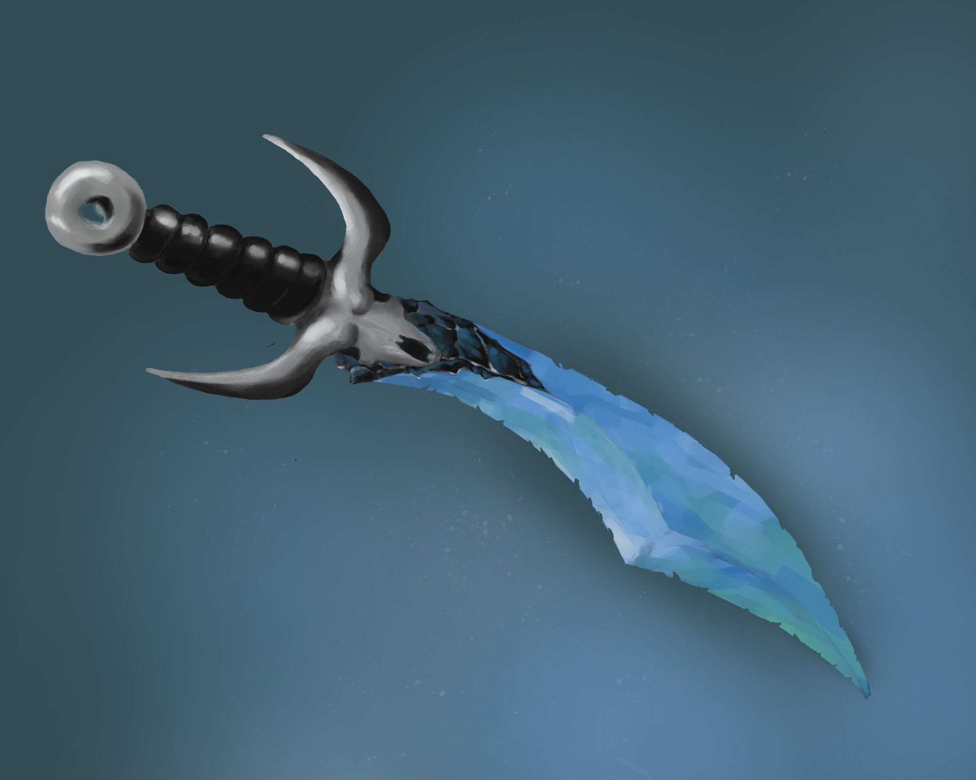 ArtStation - The dagger with a bull's sull