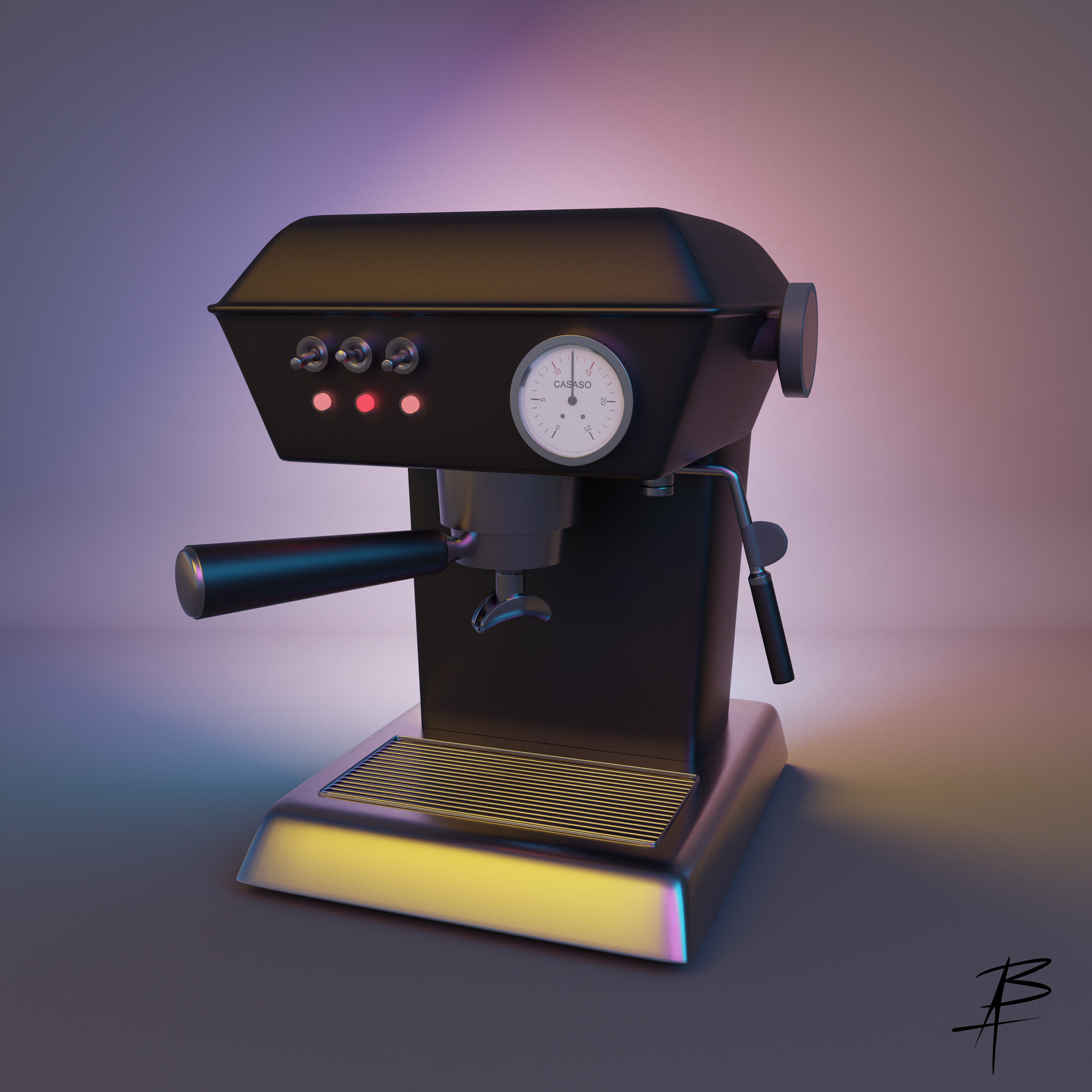ArtStation - Espresso Machine