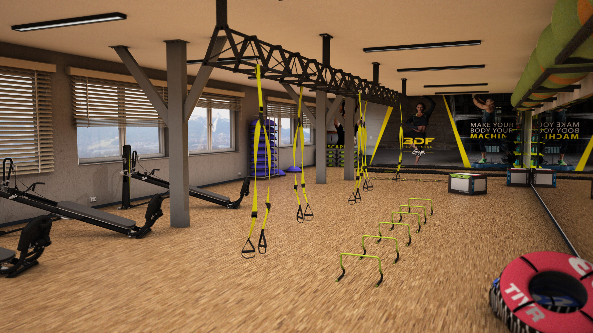 ArtStation - Multifunctional fitness room