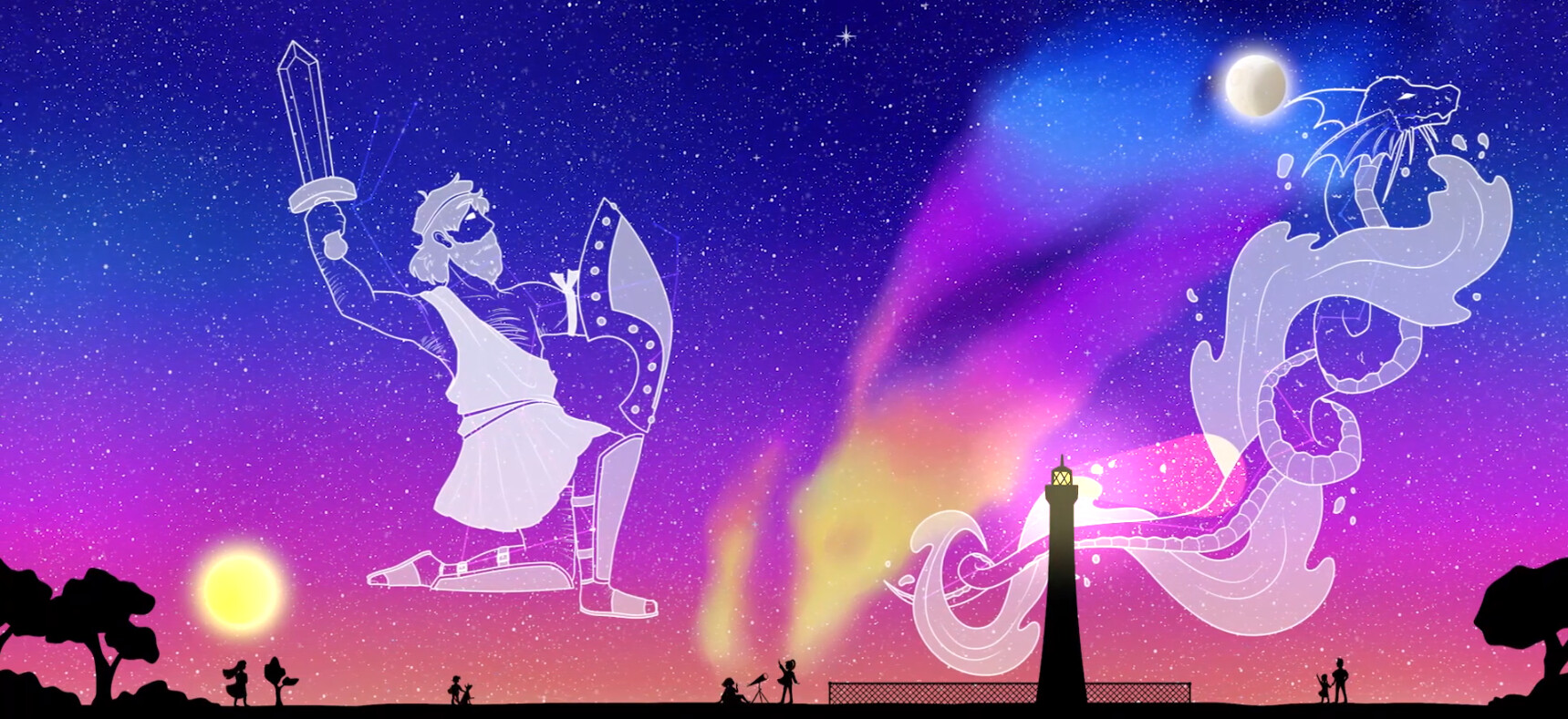 ArtStation - [COMMISSION] Yagan Square - Starry Night