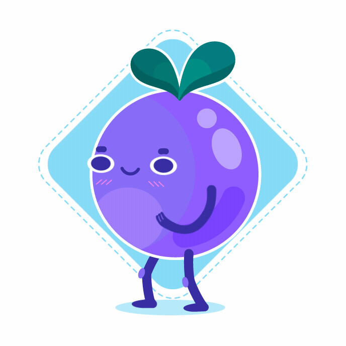 ArtStation - The Funny Blueberries [GIF]