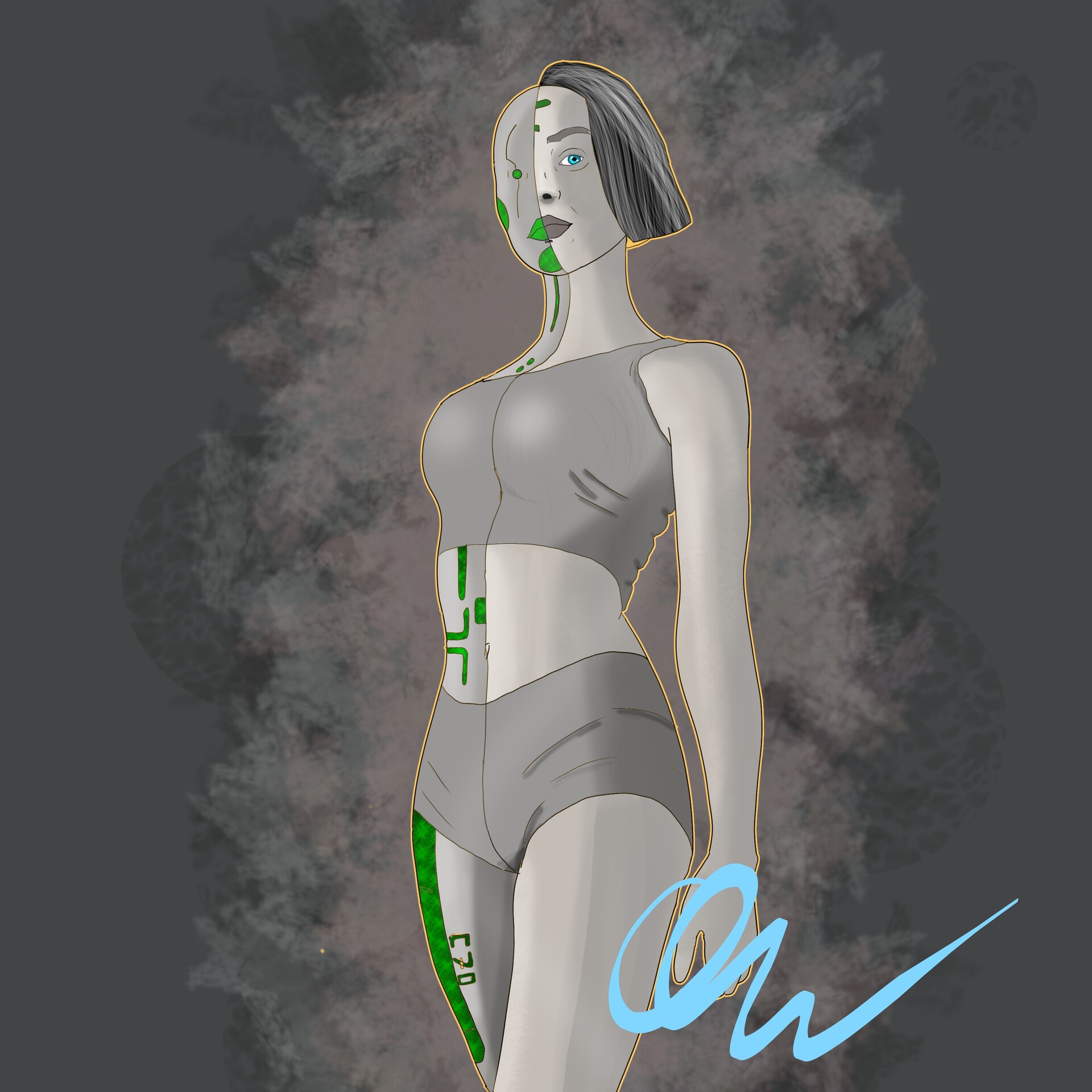 ArtStation - CyberGirl