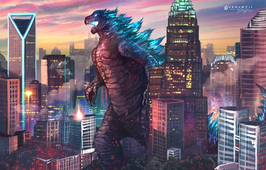 ArtStation - Evening Terror - Godzilla Comission