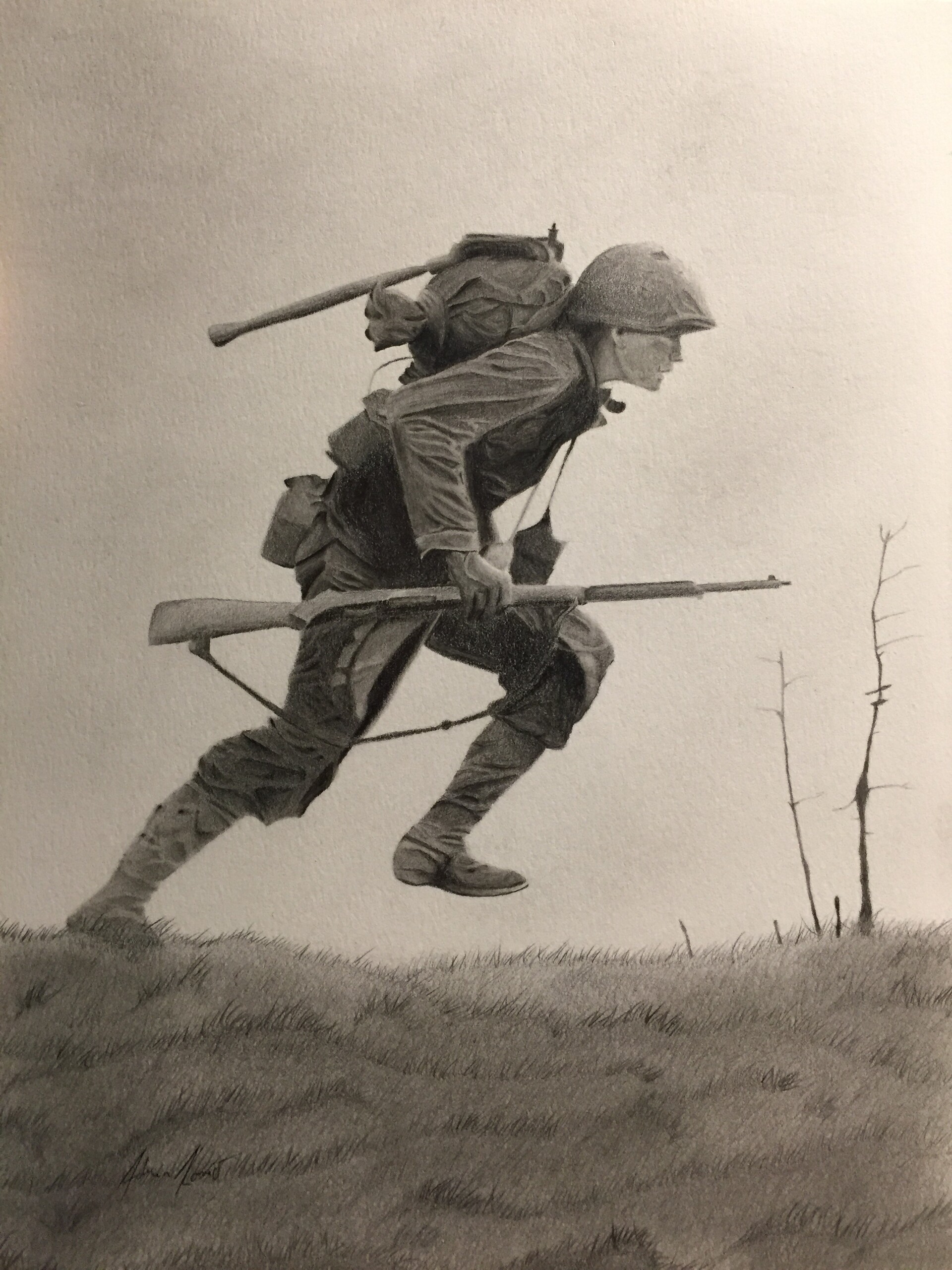 ArtStation - Running soldier