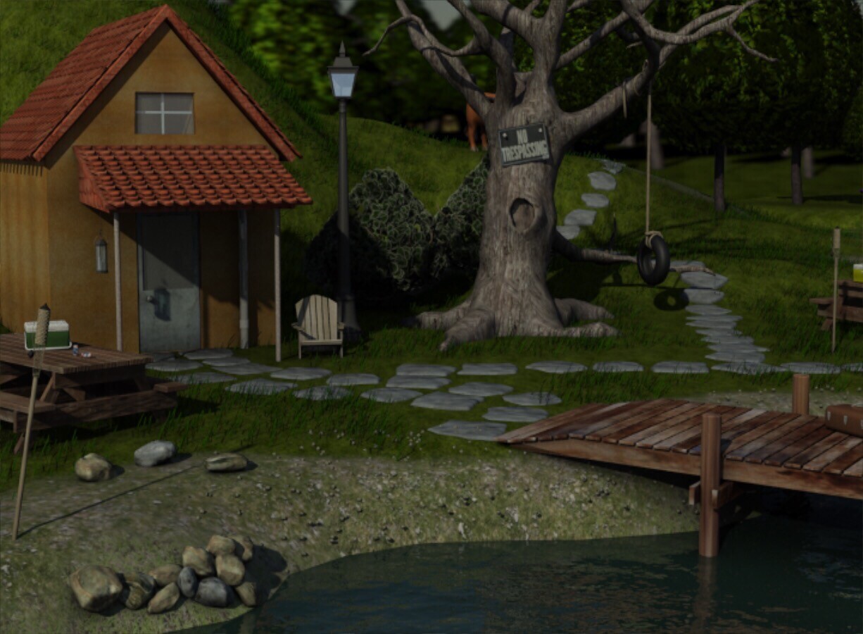 ArtStation - Lake House