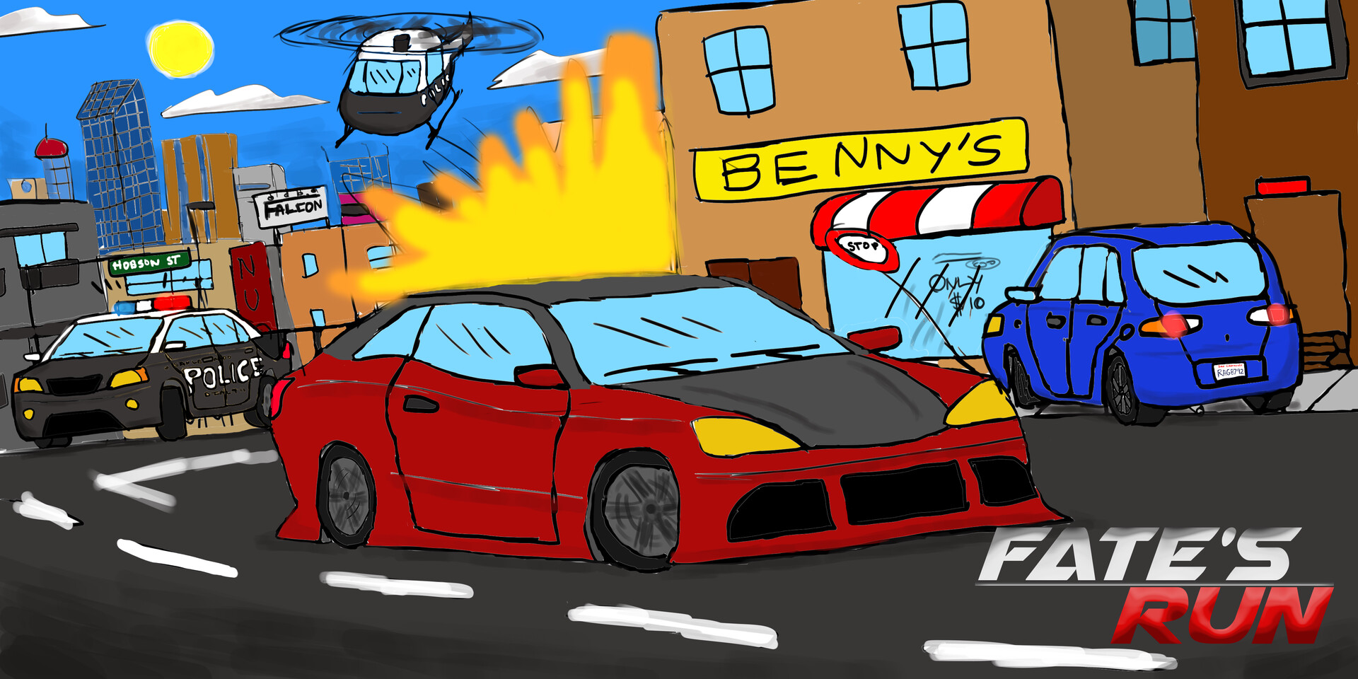 ArtStation - Fate's Run - Promo artwork