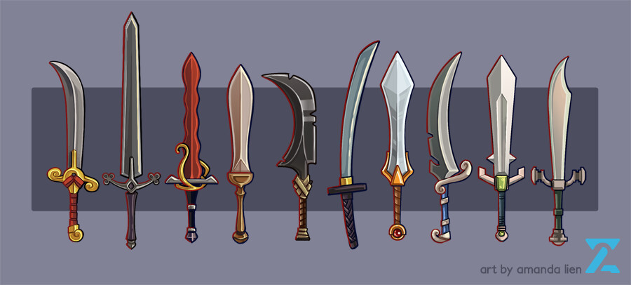 Amanda Lien - Shadow Slayer Weapons