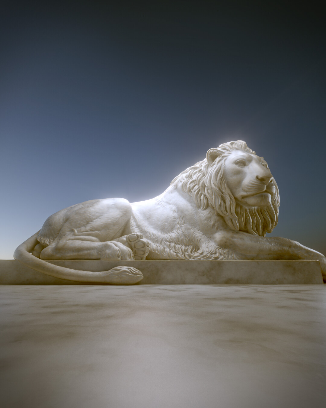 ArtStation - Recumbent Lion