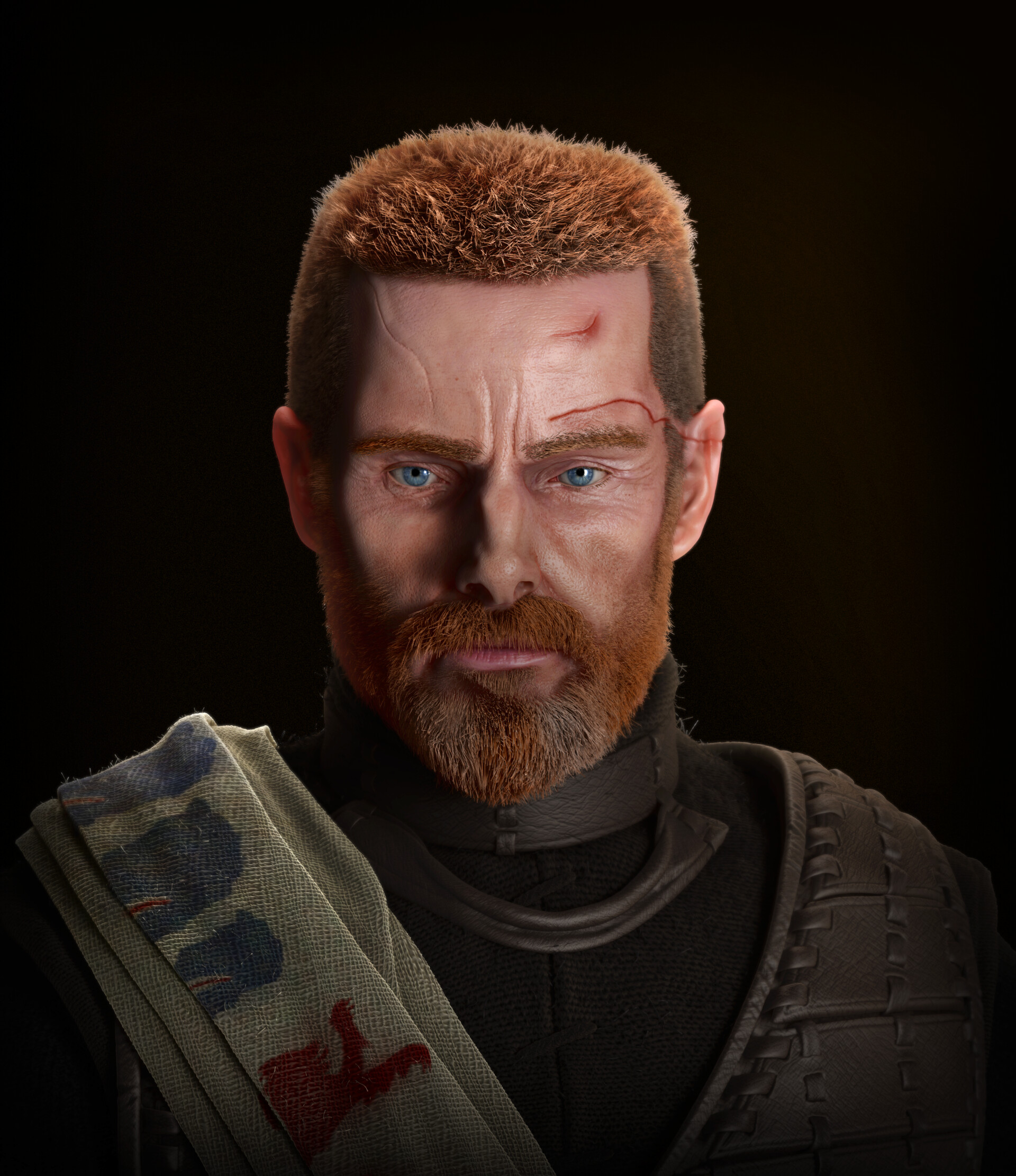 Joseph Lopatta - MacDuff Portrait- Sean Harris - Macbeth 2015