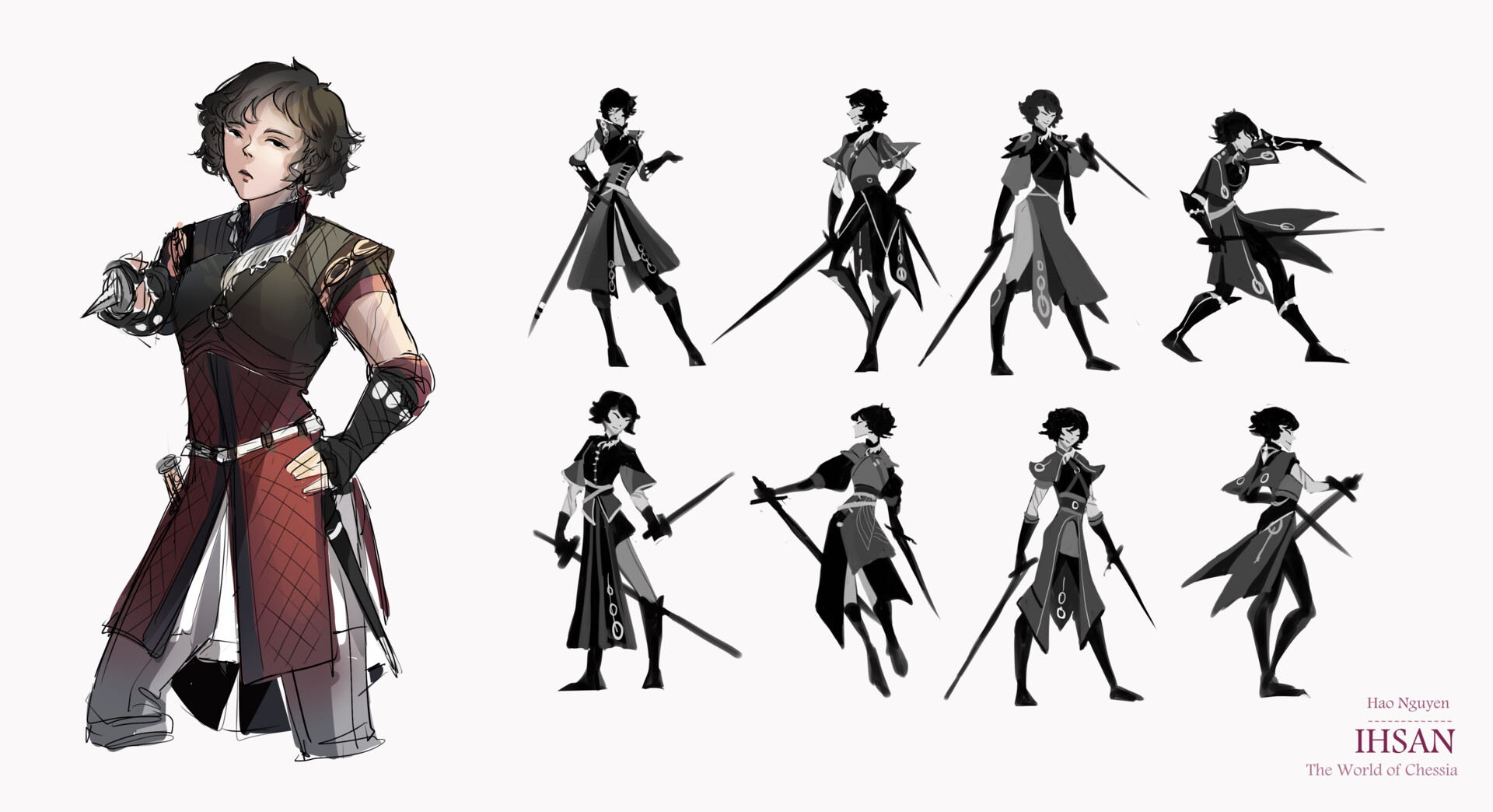 ArtStation - [Chessia] Ihsan sketches