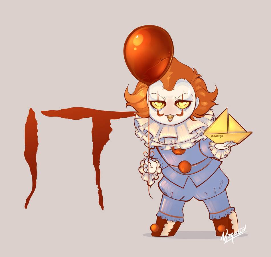 how to draw kawaii pennywise
