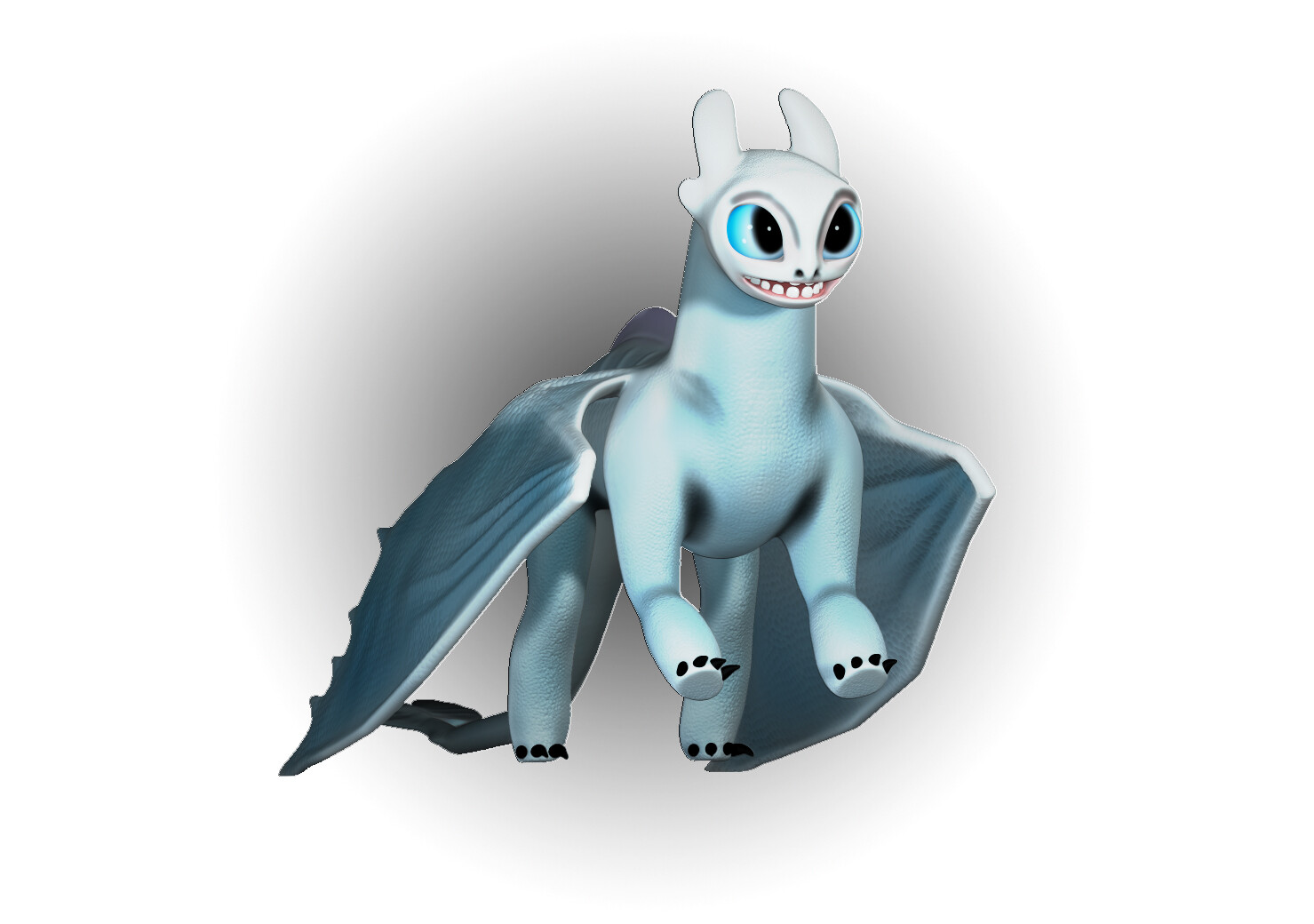 ArtStation - Light Fury 3D Model