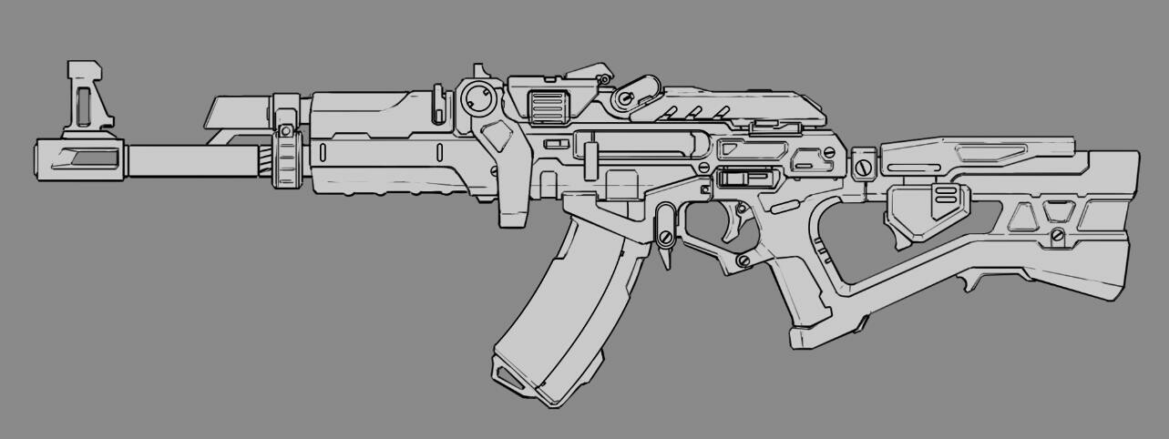 ak 74 drawing