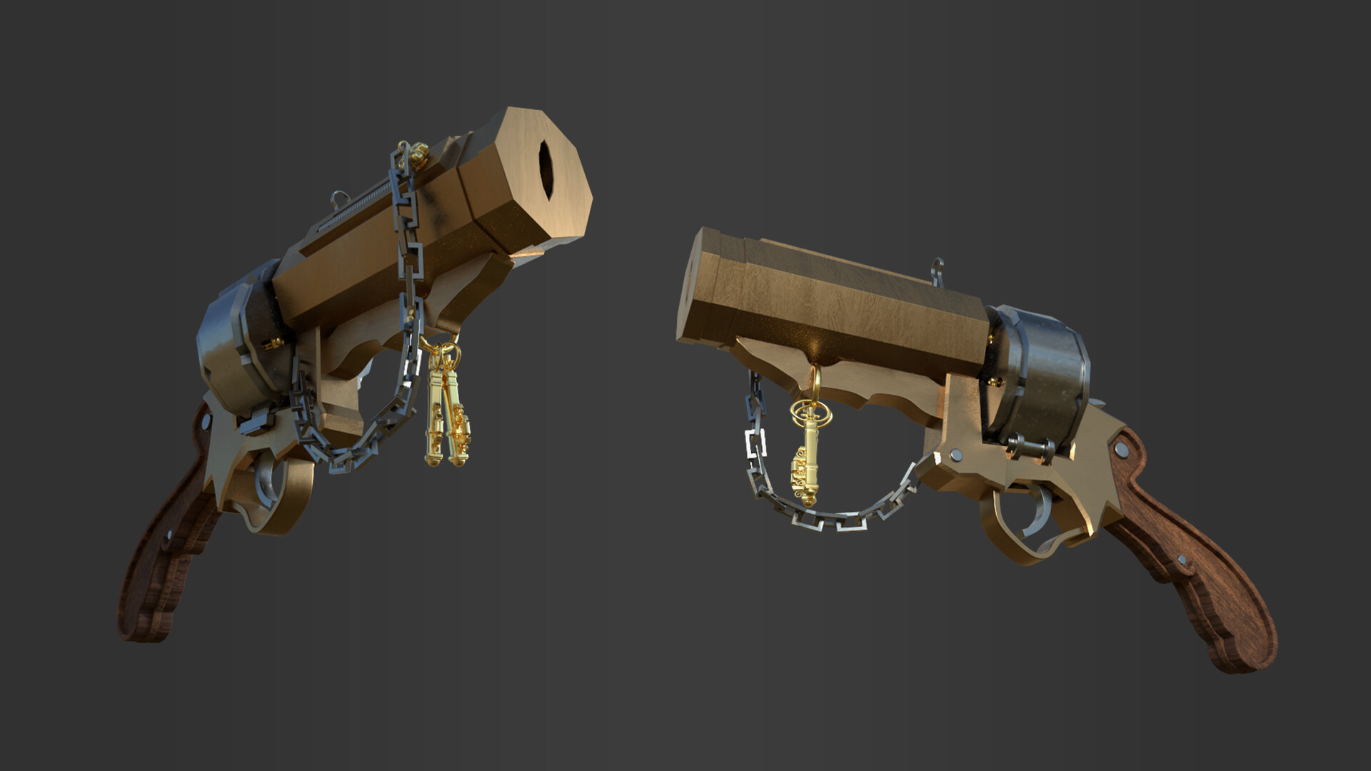 ArtStation - Key gun