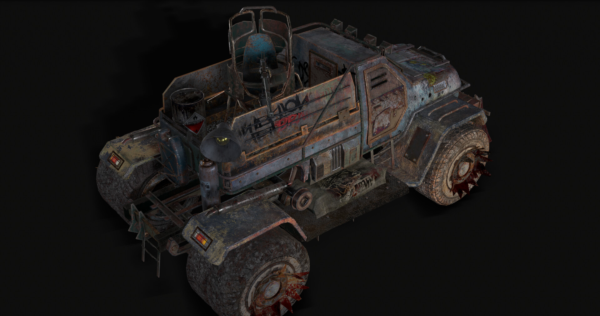 Samer Al-Dandan - Old armored Z_Apocalyptic vehicle