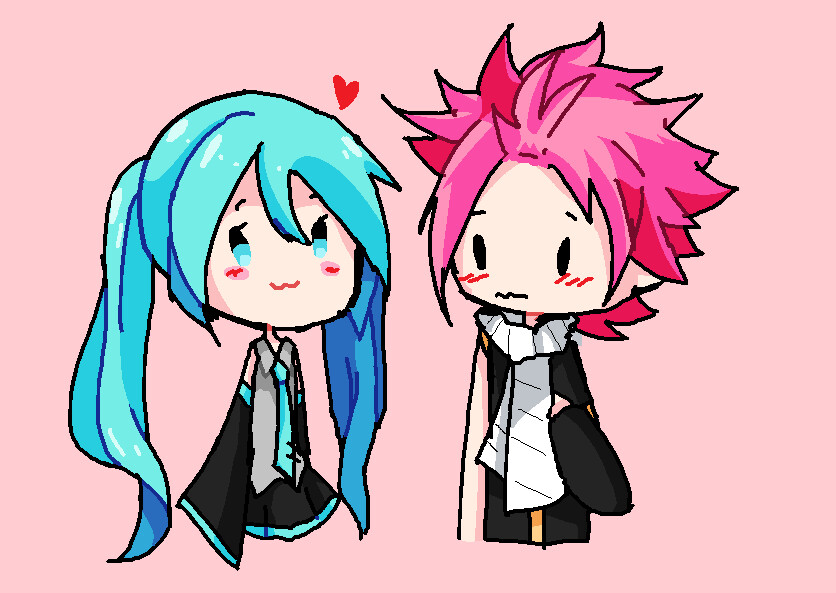 ArtStation - Miku x Natsu