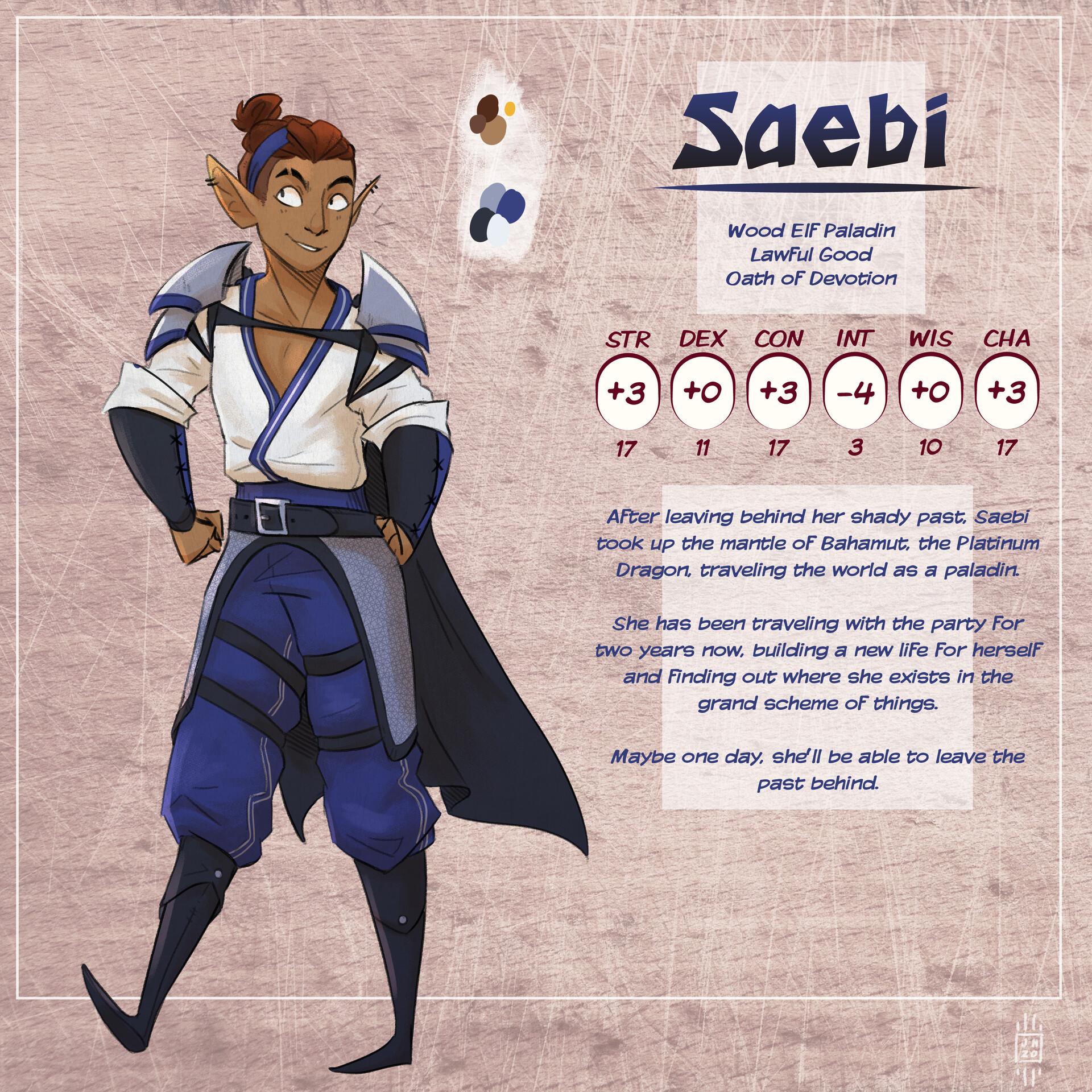 ArtStation - Saebi v2 Character Sheet