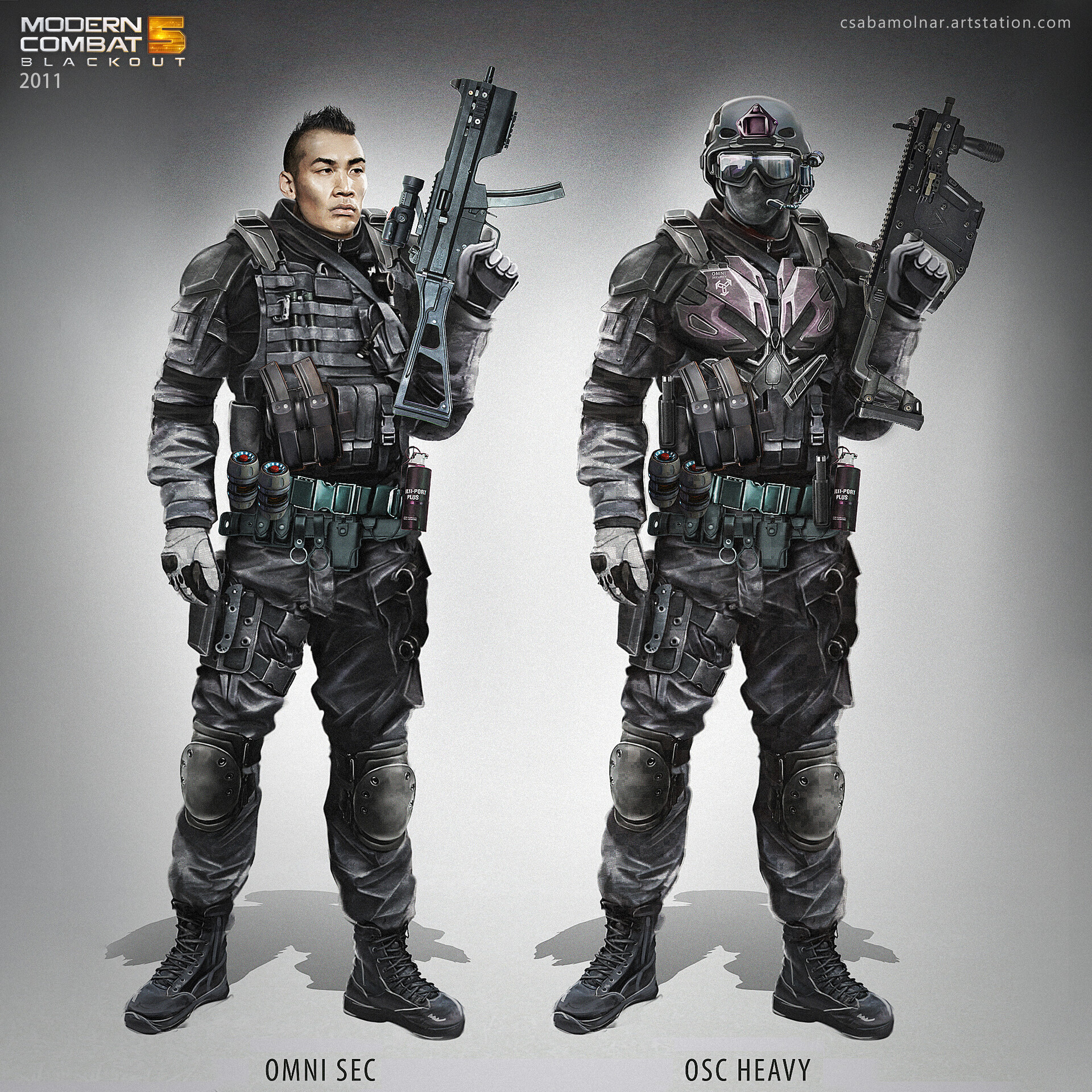 Csaba Molnar - Modern Combat 5 Concept and Art Direction