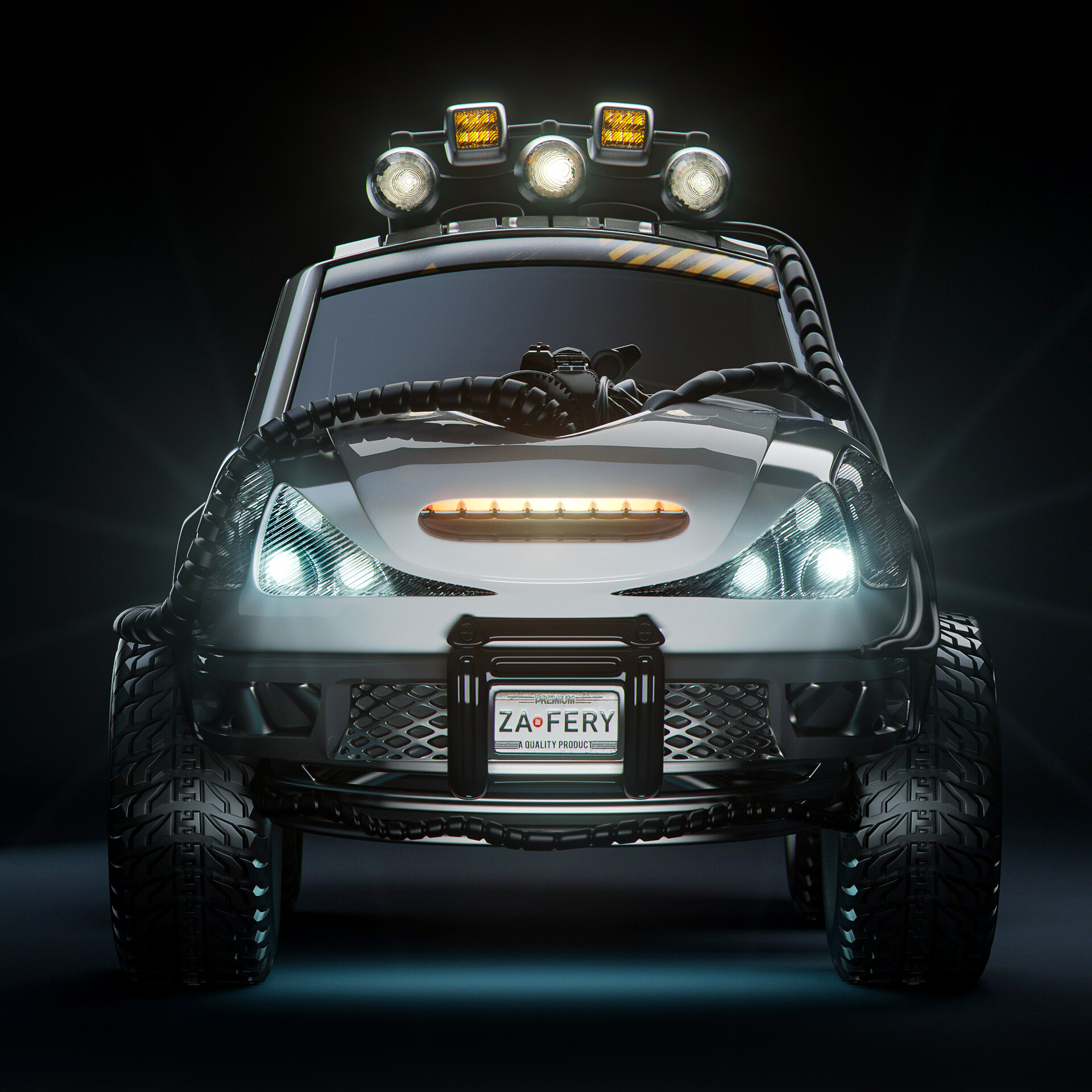 ArtStation - cartoon off road car design