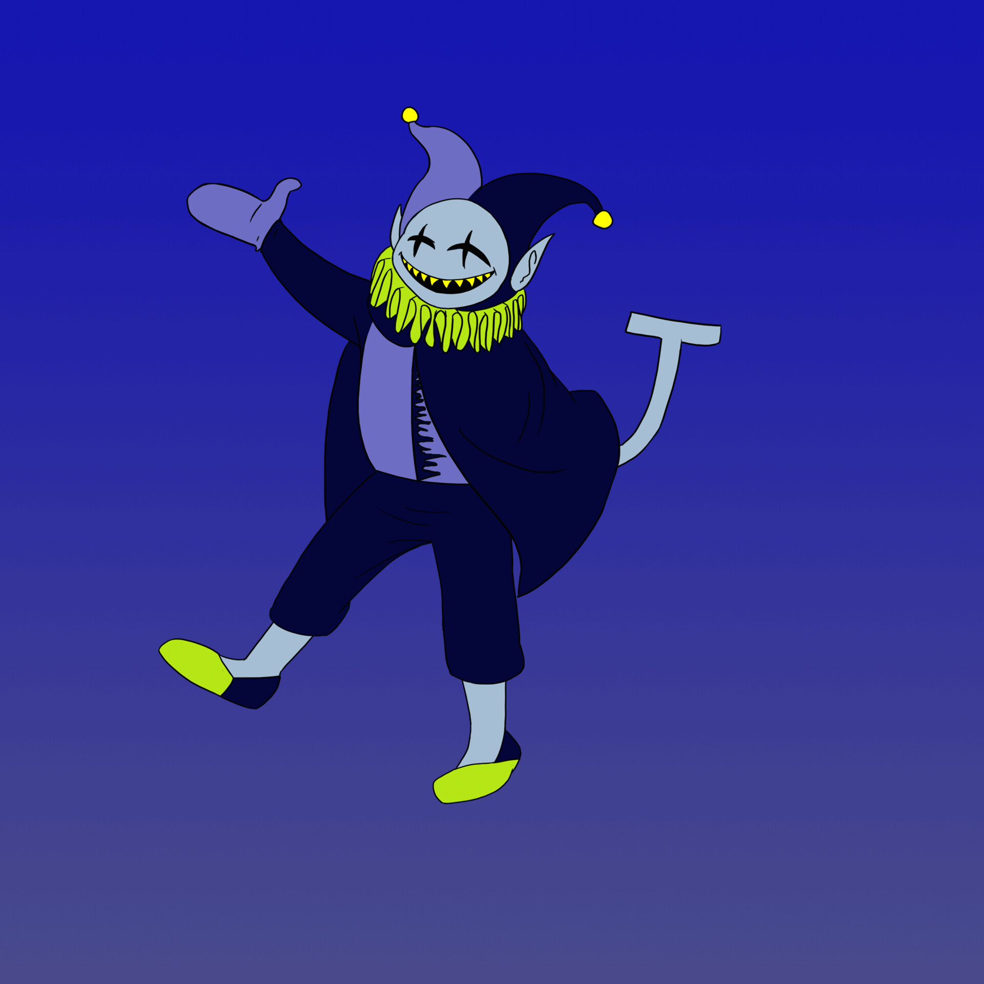 ArtStation - Animation - Deltarune Jevil