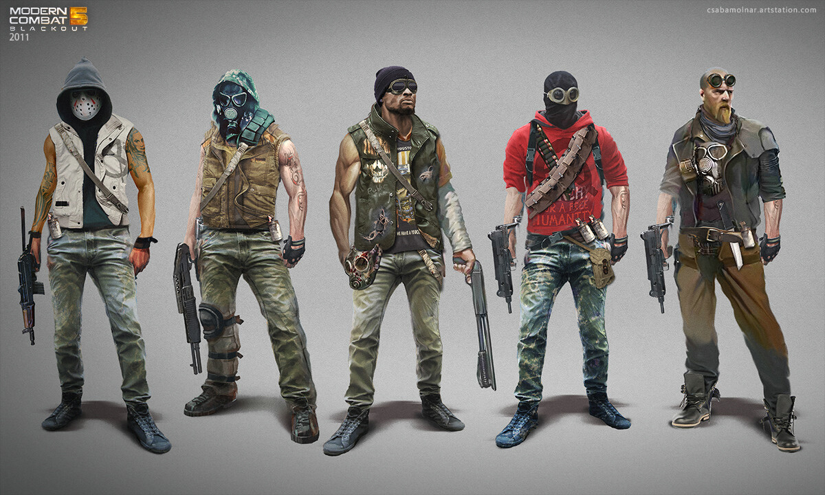 Csaba Molnar - Modern Combat 5 Concept and Art Direction