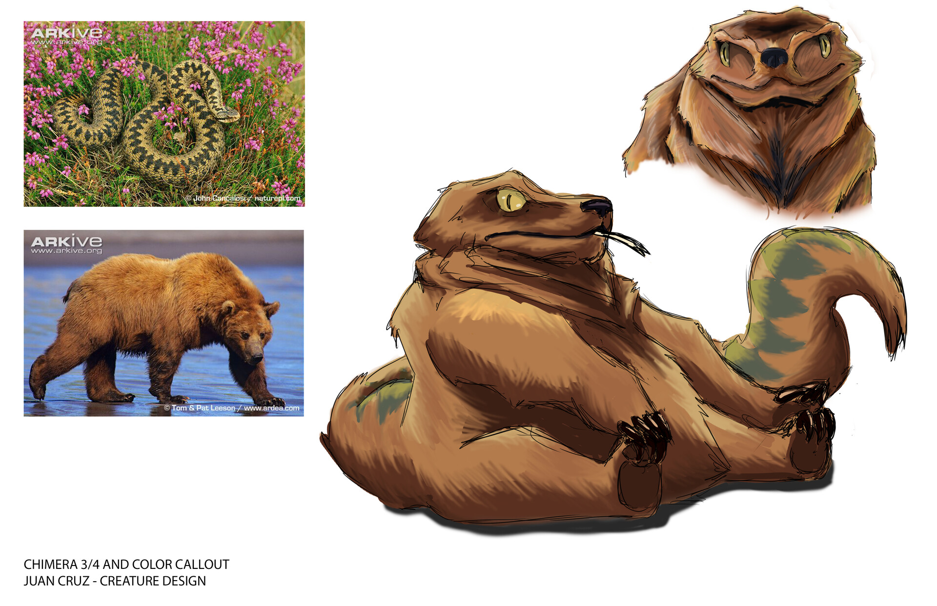 ArtStation - The Illusive Bear-Snake