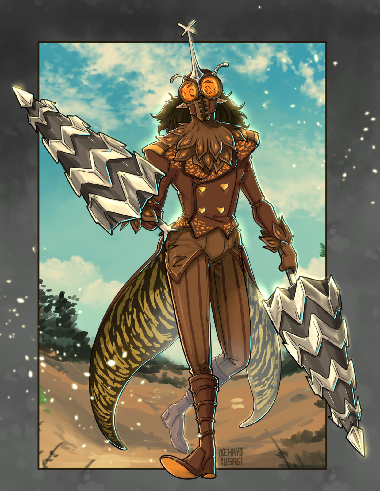 Nekkyo Usagi - Human / Gijinka Re-design - MEGALON