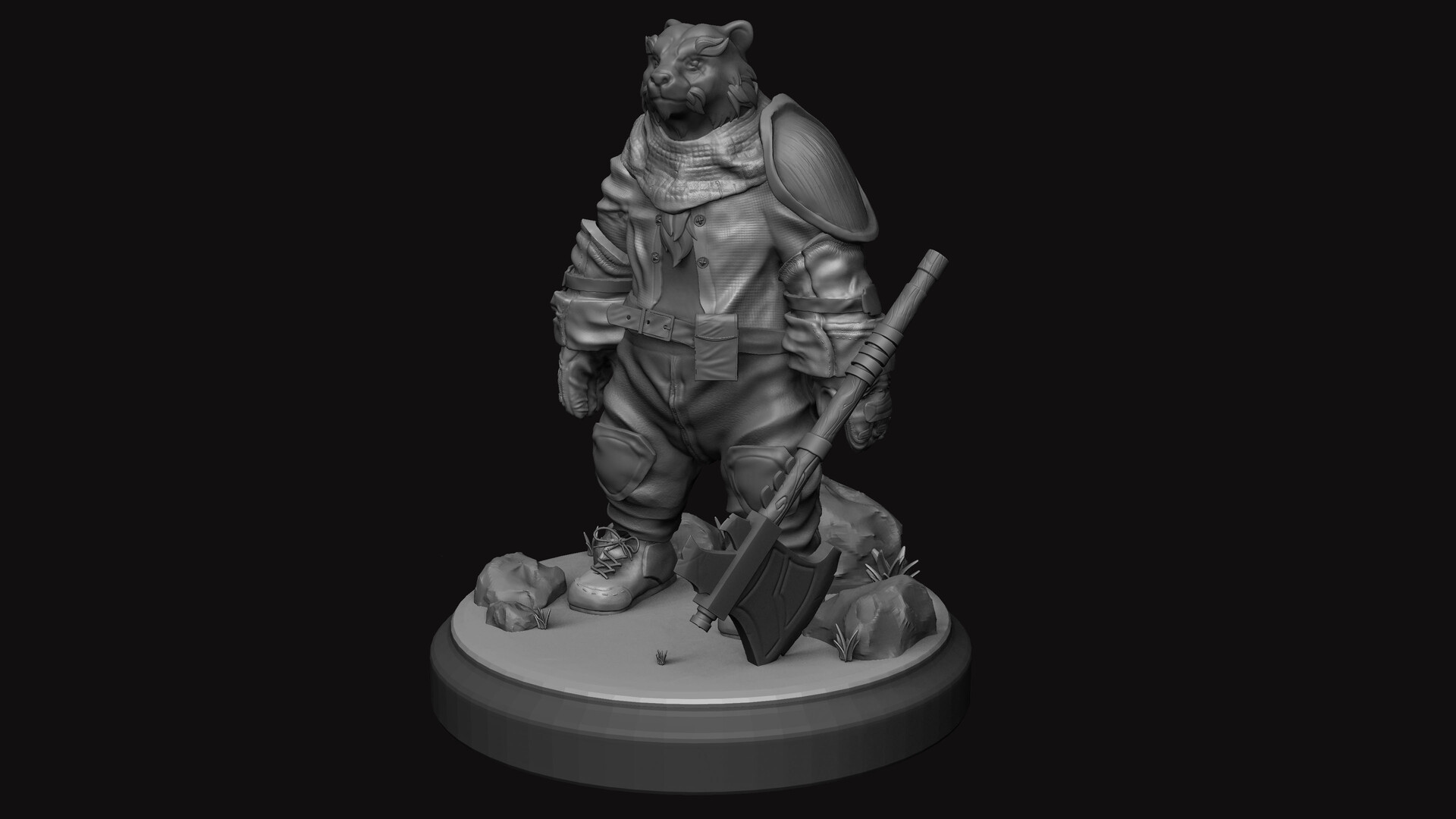 ArtStation - Bear Warrior