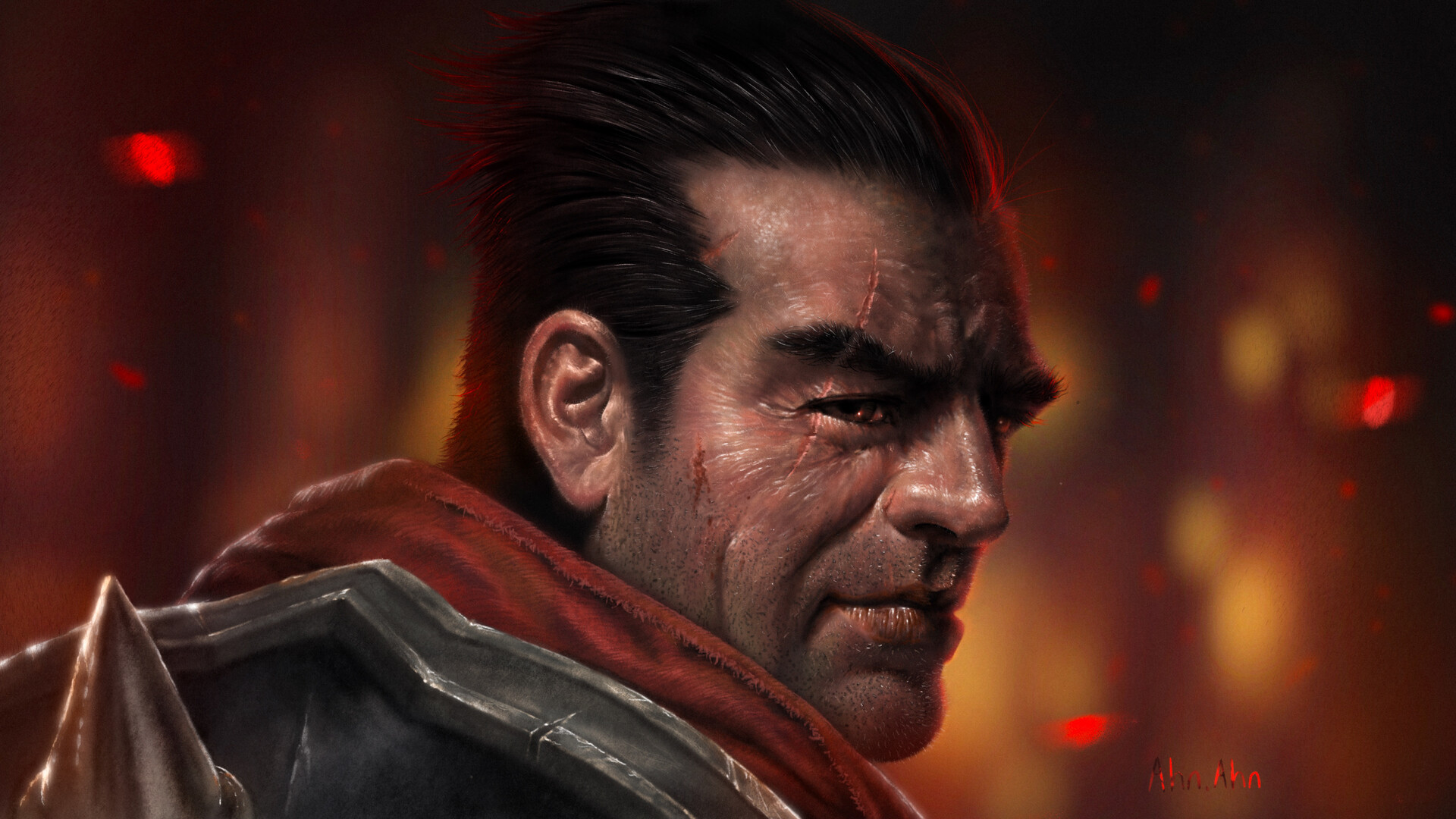 ArtStation - League of legends fanart_Darius portrait