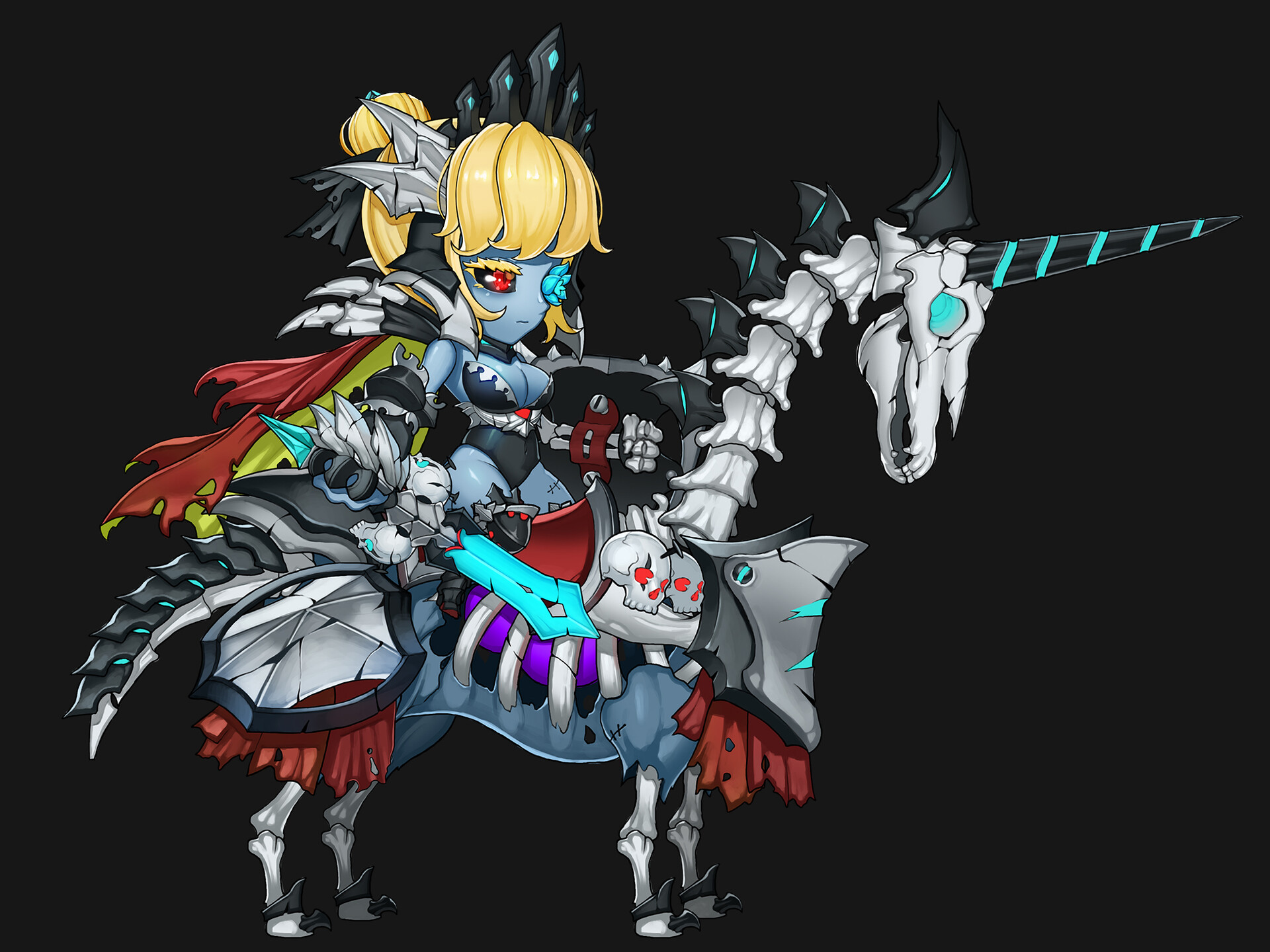 ArtStation - 'projectD' game art character (2017)